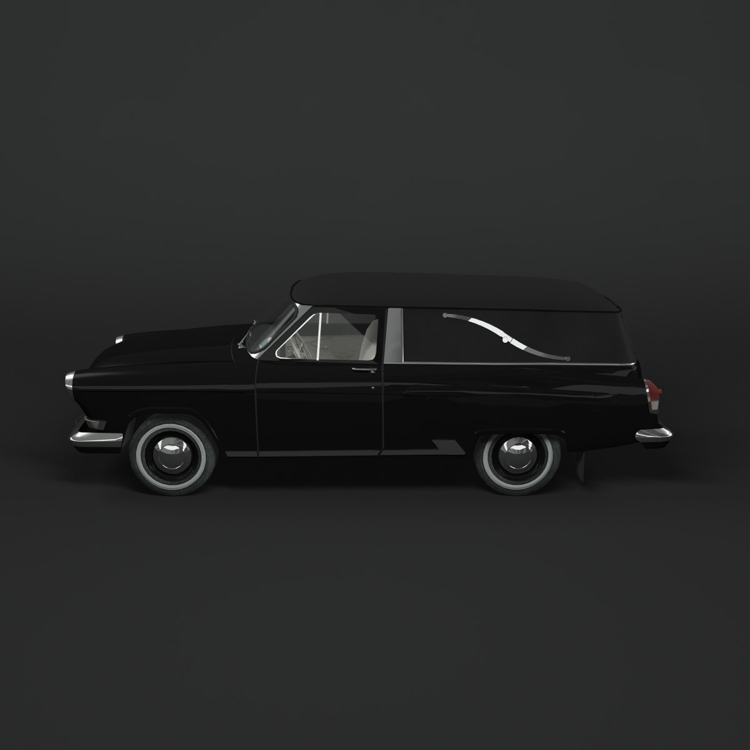 Gaz-22 Volga 3d Model
