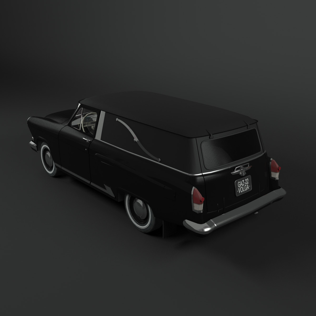 gaz-22 volga 3d model