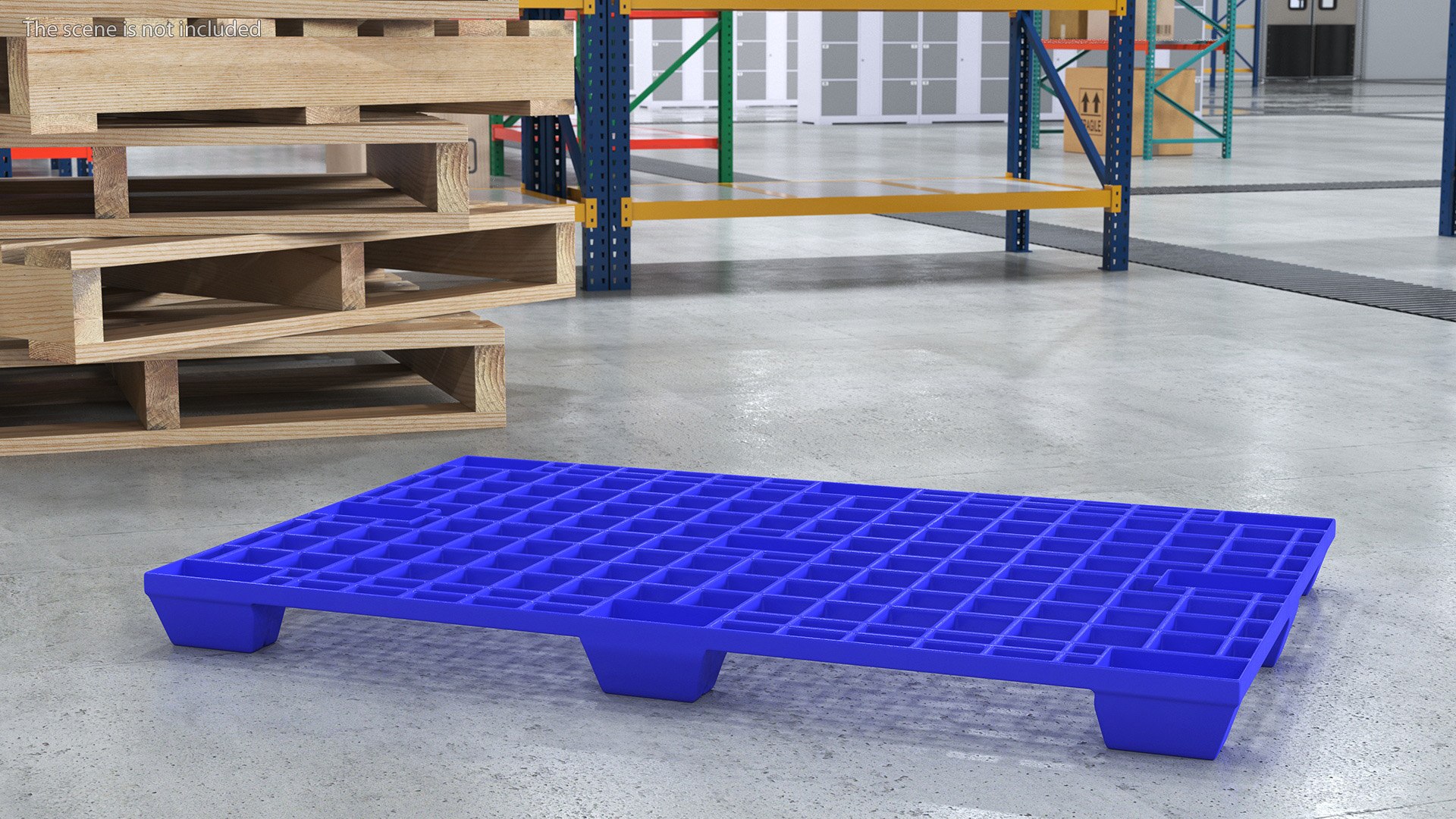 3D Floor Stacking Plastic Pallet Model - TurboSquid 2169533