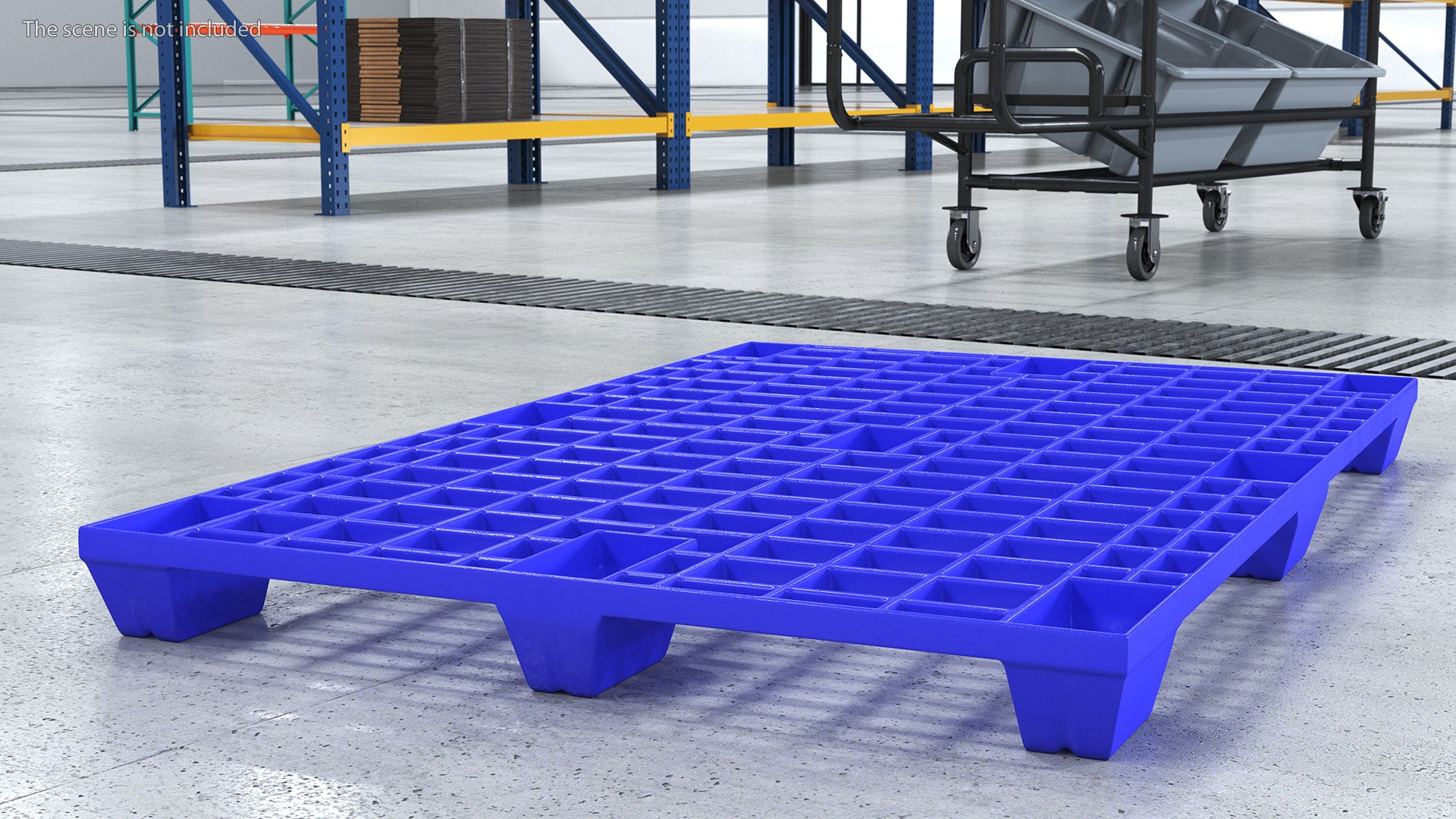 3D Floor Stacking Plastic Pallet Model - TurboSquid 2169533