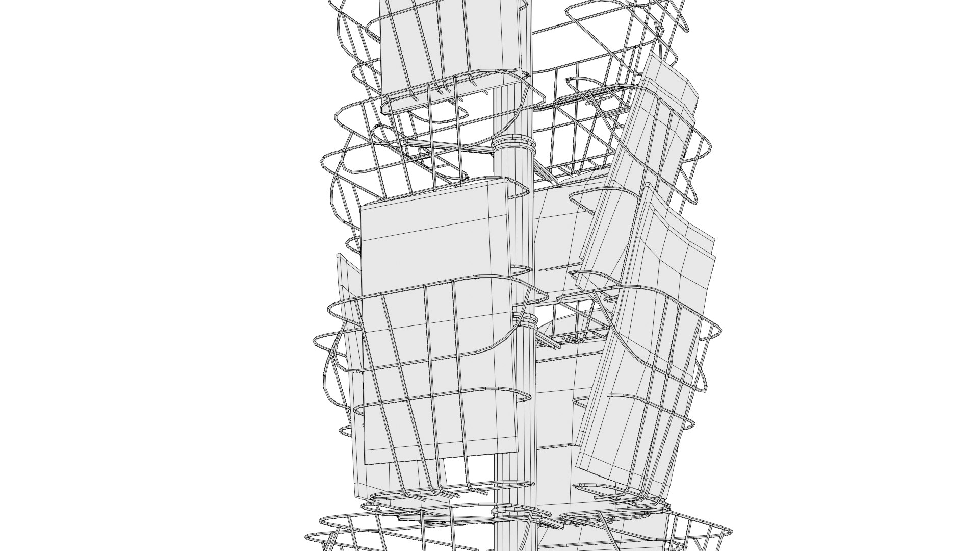 Magazine Display Rack With 4k Pbr Textures 3D Model - TurboSquid 2098017