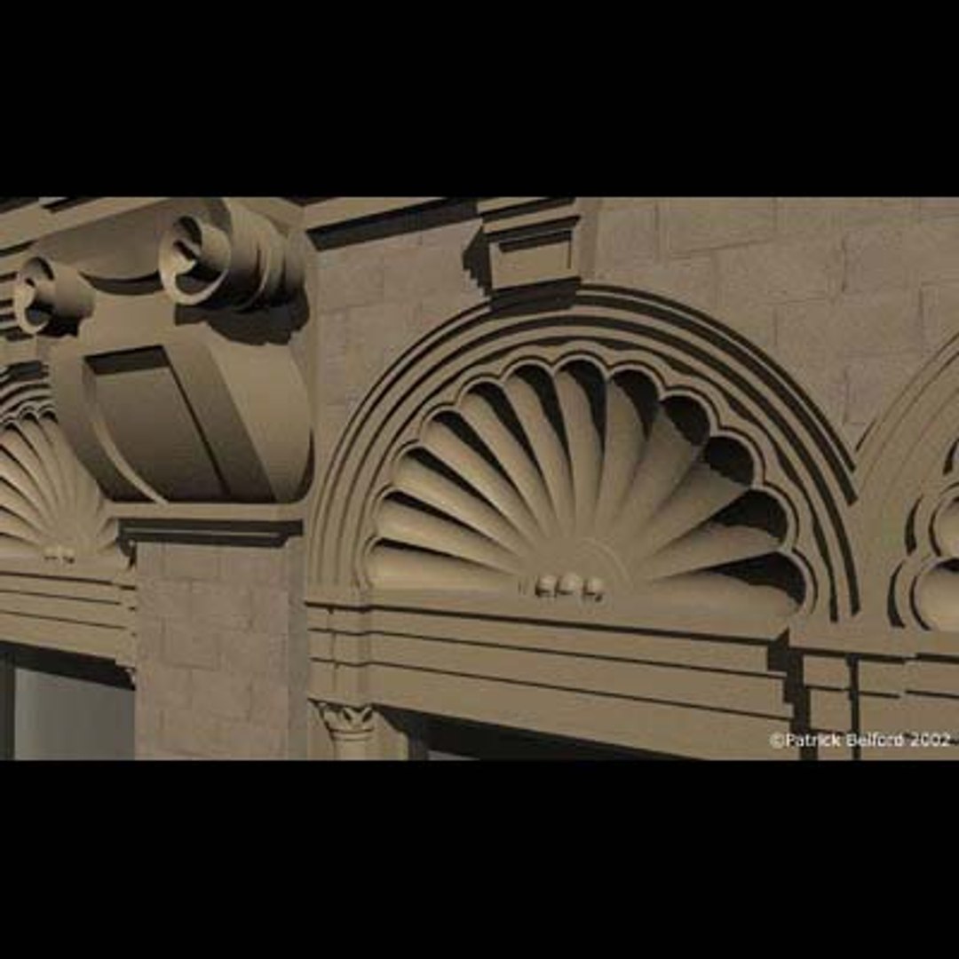 Architectural Facade 3d Model