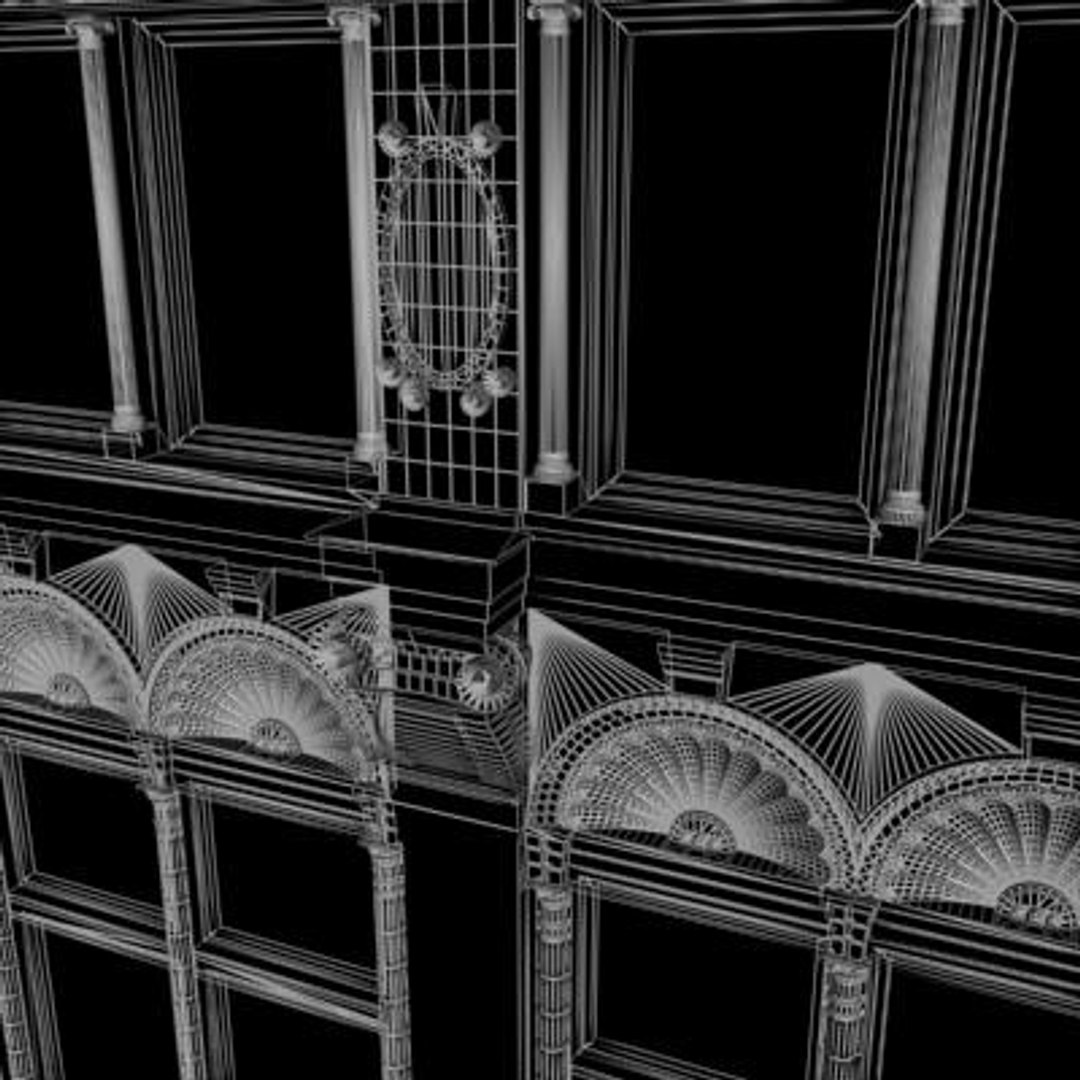 Architectural Facade 3d Model