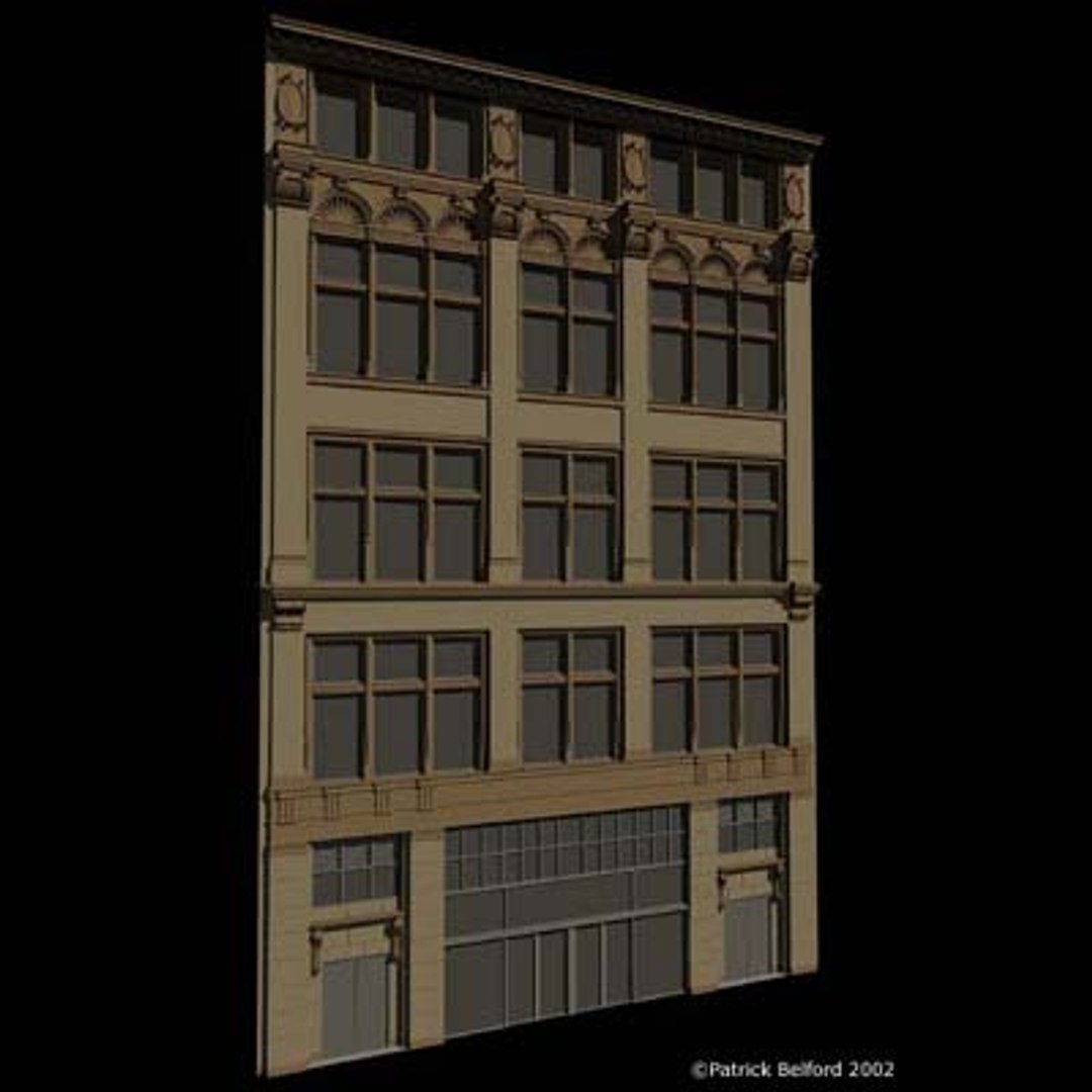 Architectural Facade 3d Model