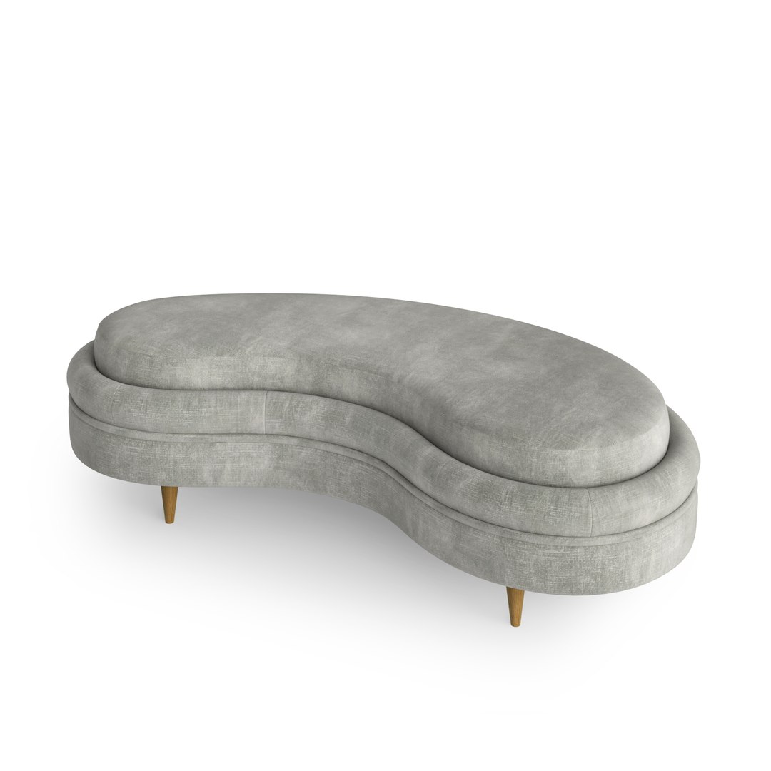 3D Comma Ottoman Model - TurboSquid 2022243