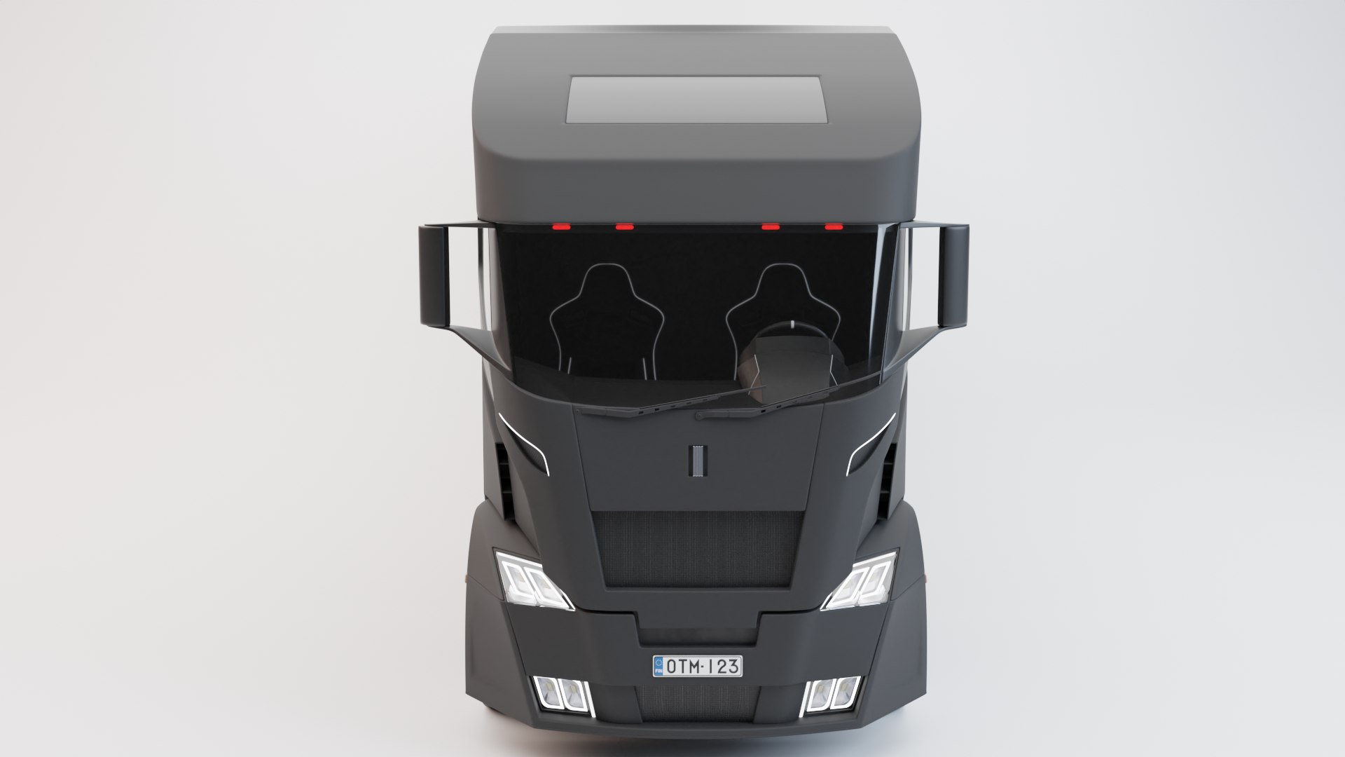 3D Model Modern Semi-truck - TurboSquid 2084282