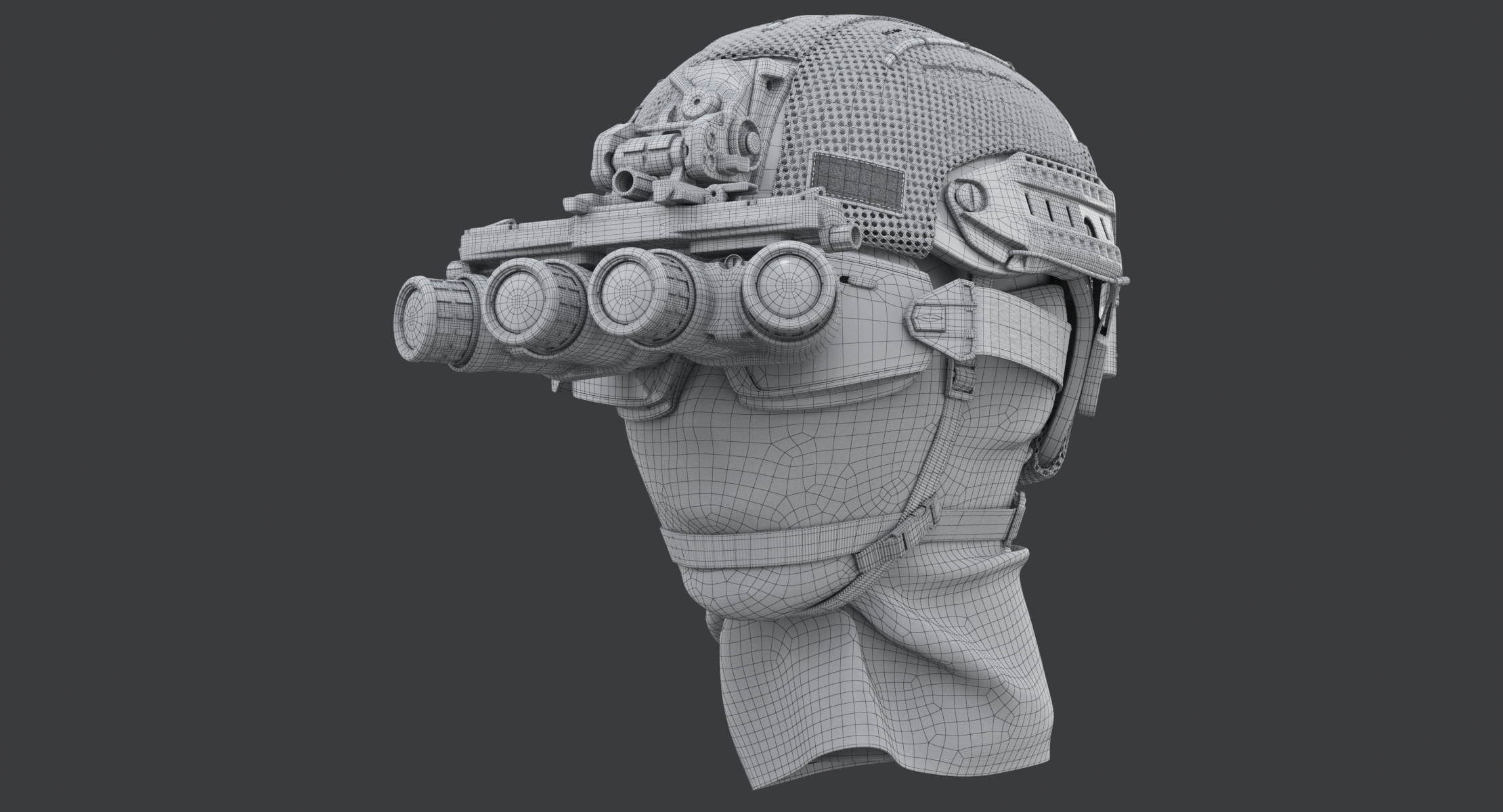 Helmet night vision goggle 3D model - TurboSquid 1212996