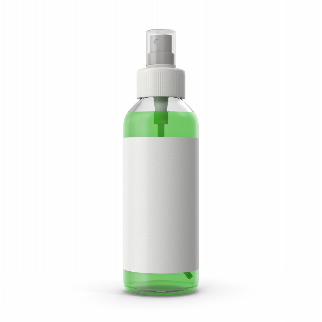 Spray Bottle Green 3D - TurboSquid 1975166