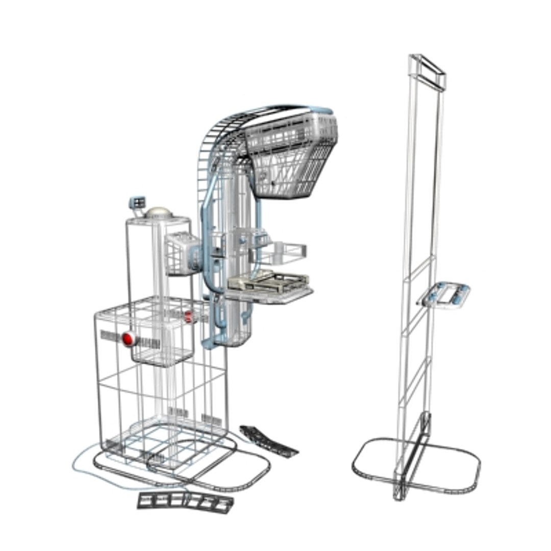 3d Mammography Medical Imaging Machine Model