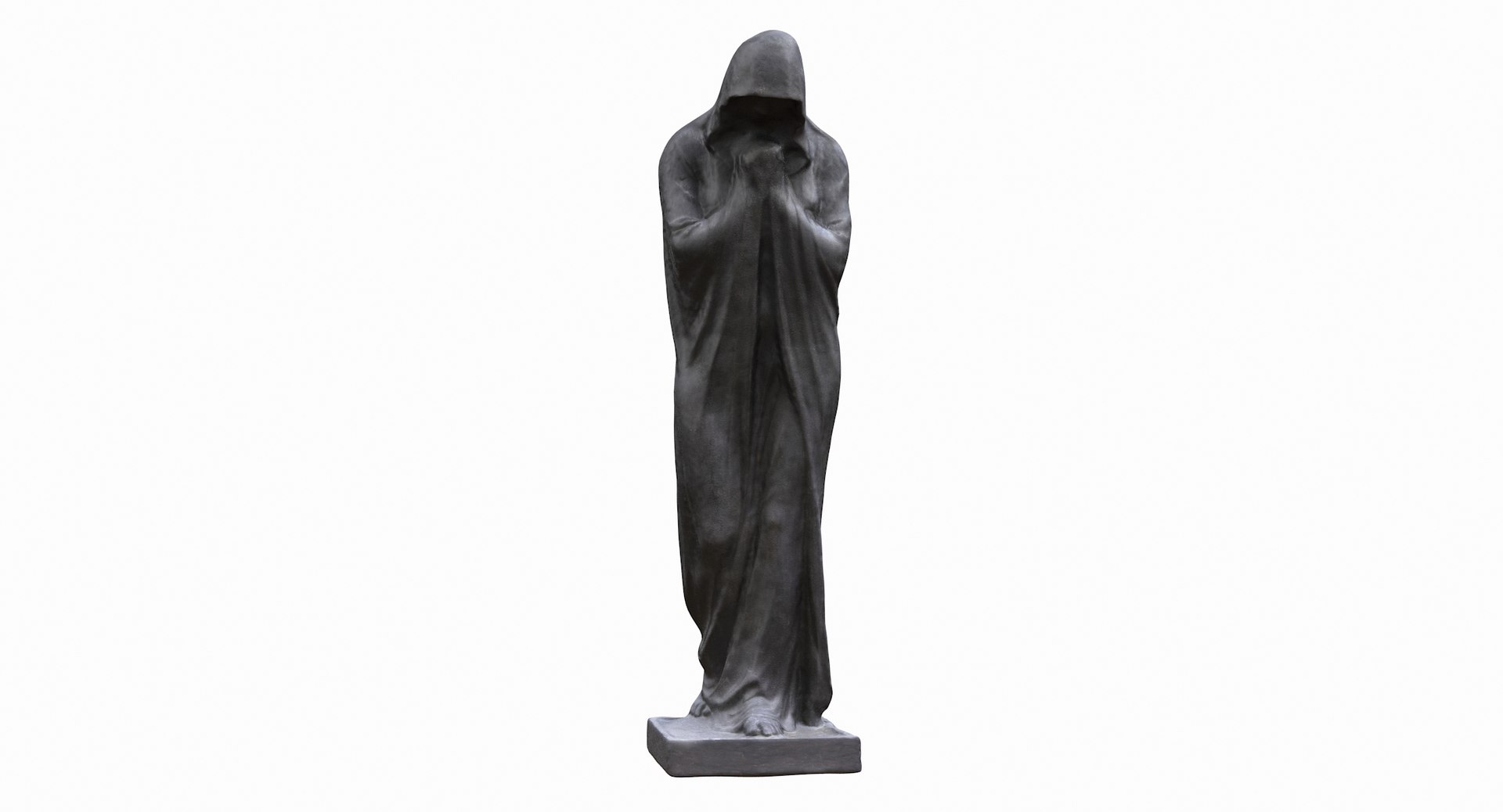 Dark Figure Statue 3D - TurboSquid 1493643
