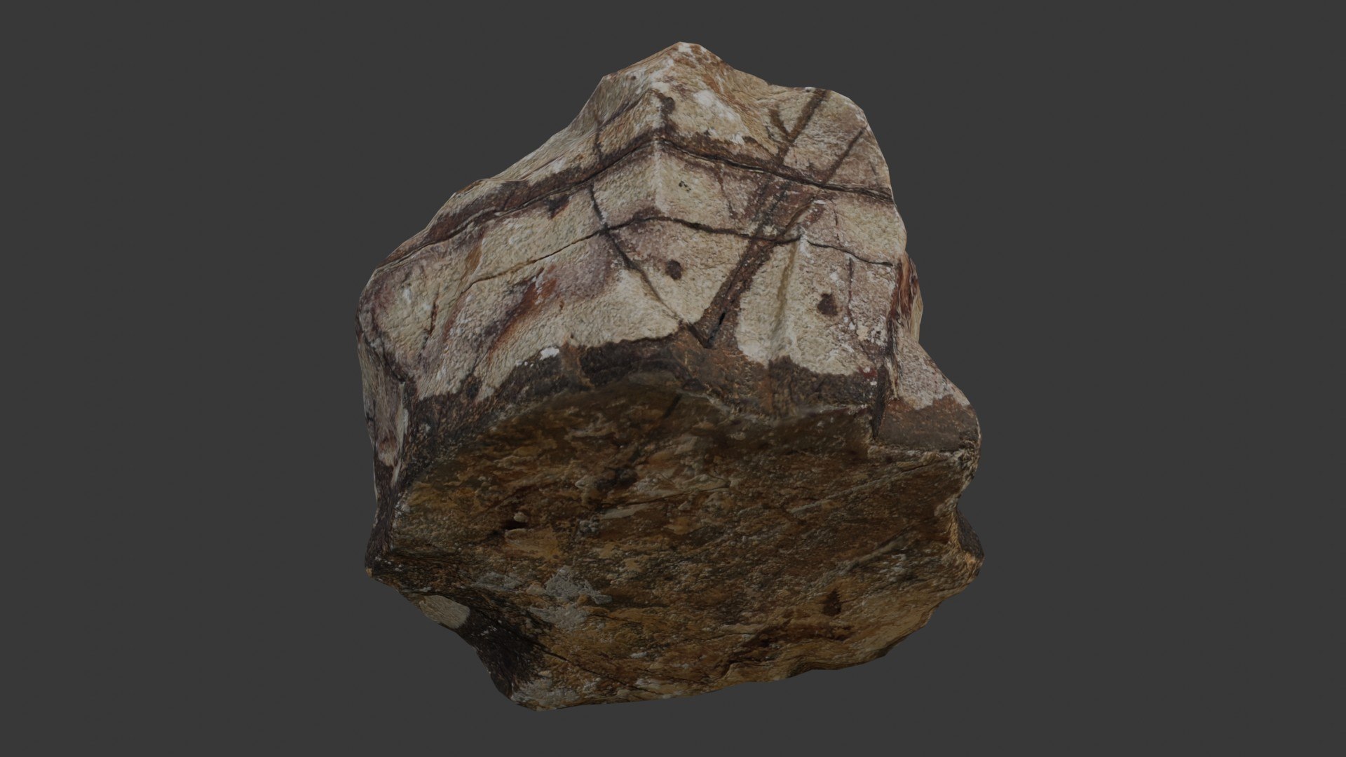 Layered Sedimentary Rock Scan 3D Model - TurboSquid 2406145