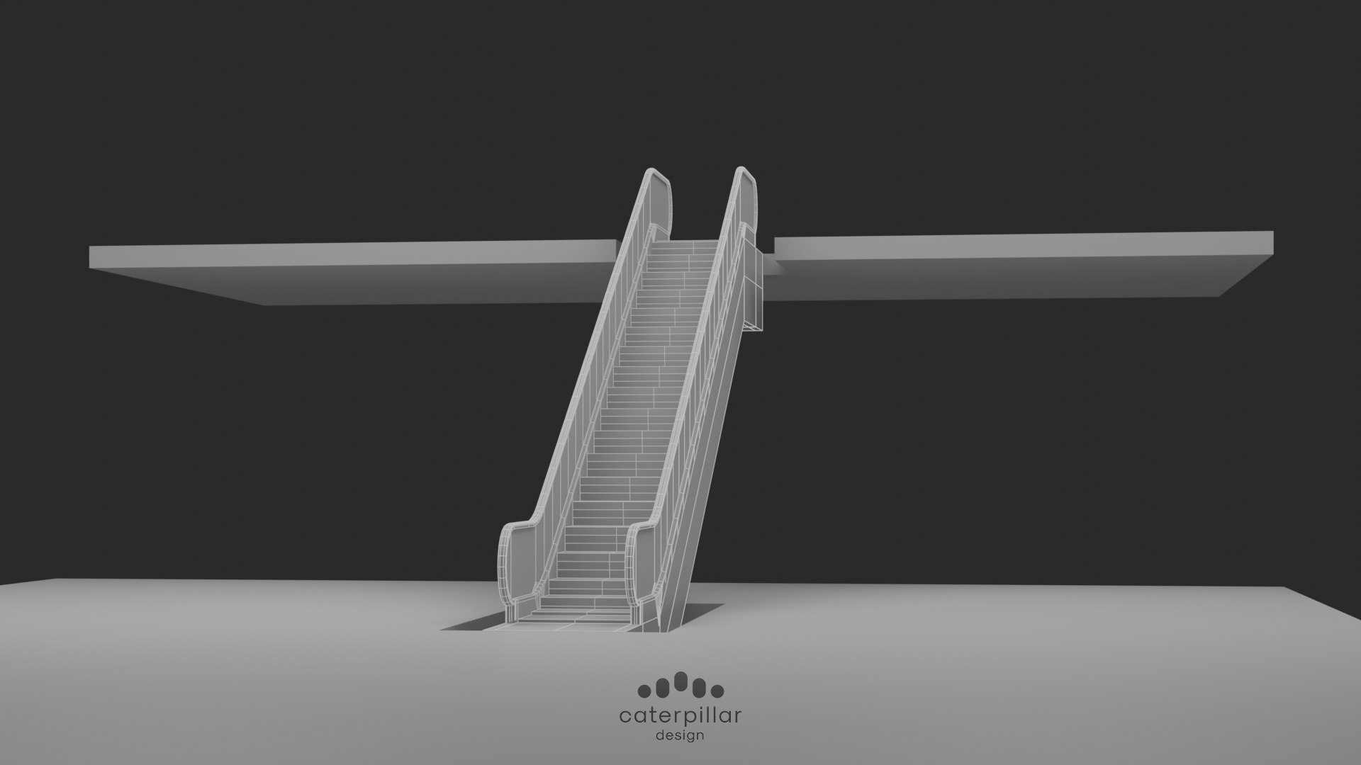 Free Escalator-Adjustable 3D Model - TurboSquid 2051413