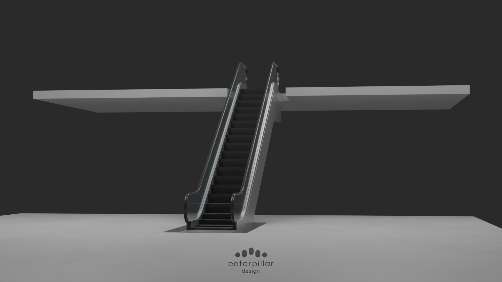 Free Escalator-Adjustable 3D Model - TurboSquid 2051413