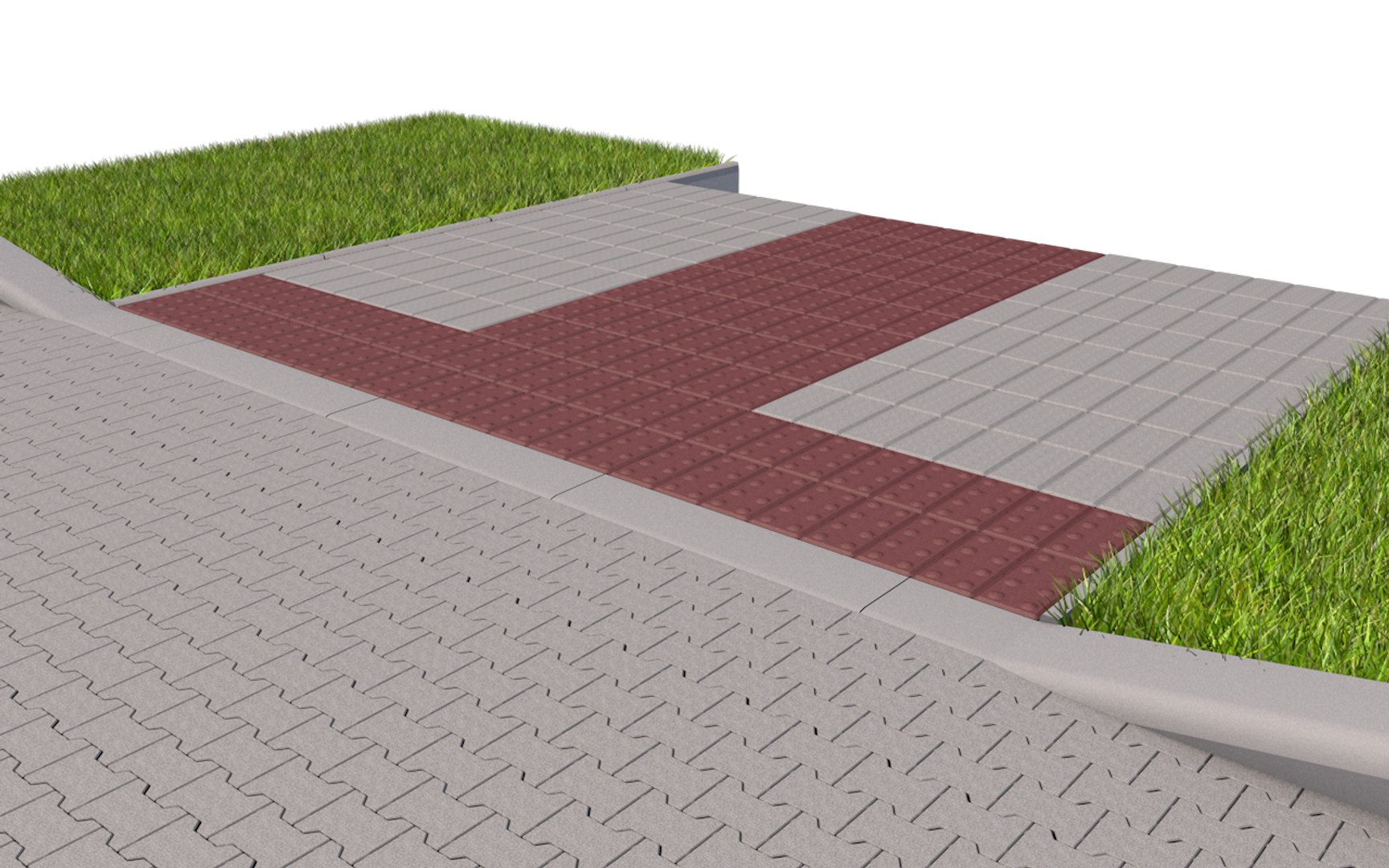 Grass Curb 3ds