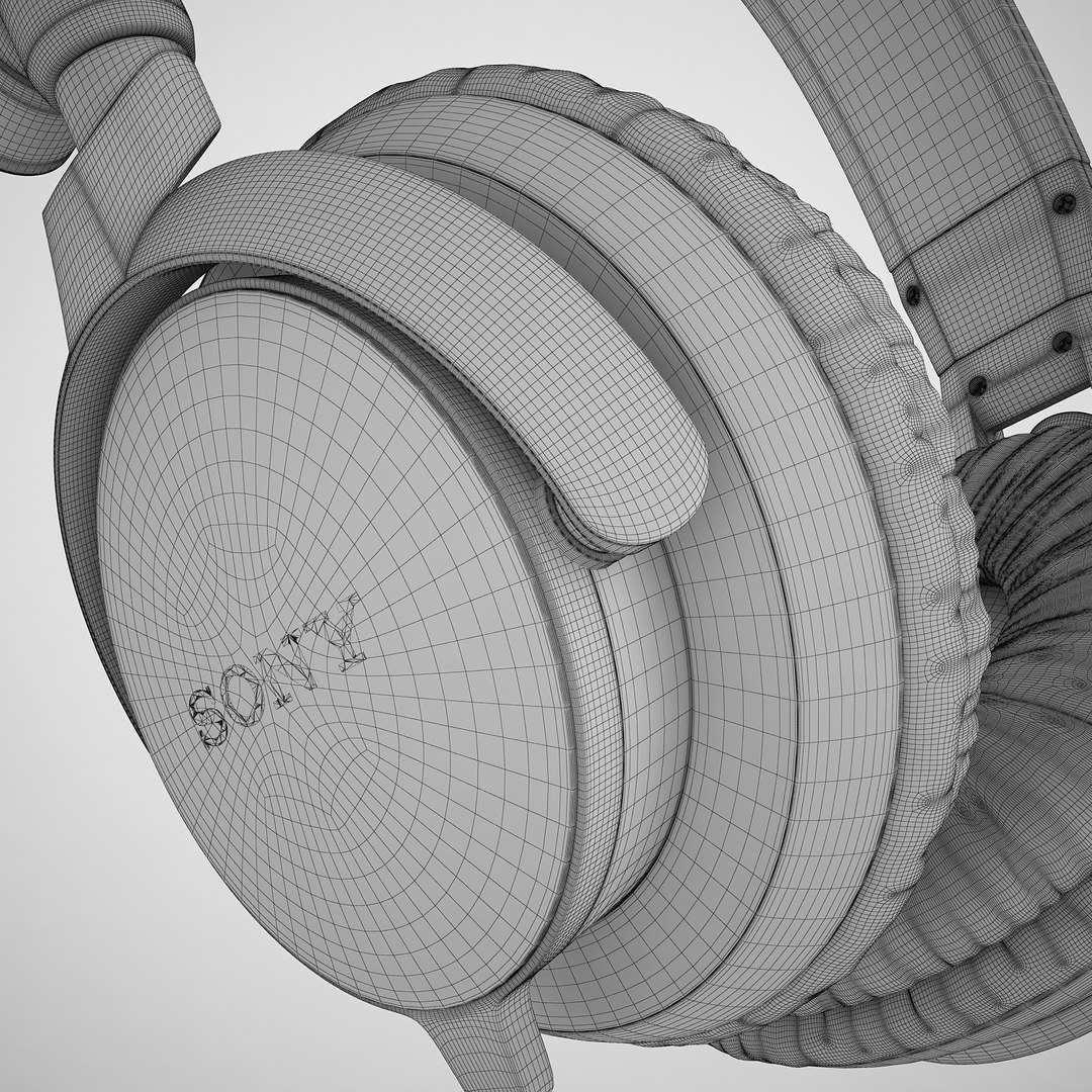 Sony Mdr-v55 3d Model