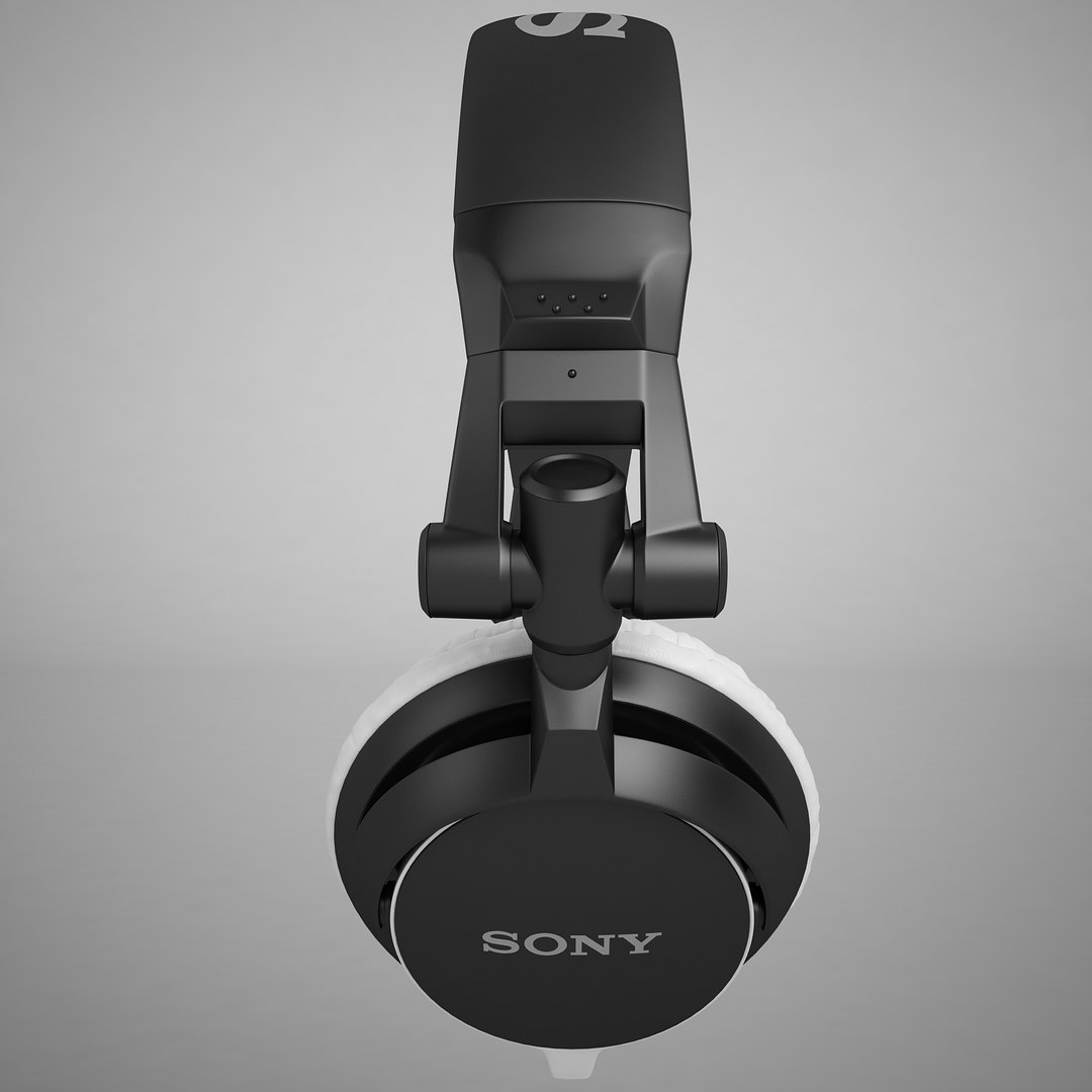 Sony Mdr-v55 3d Model