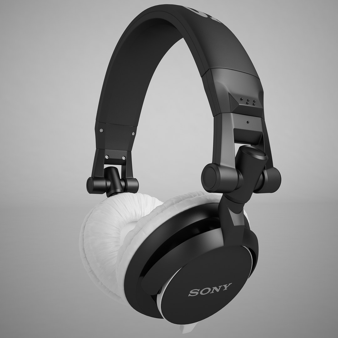 Sony Mdr-v55 3d Model