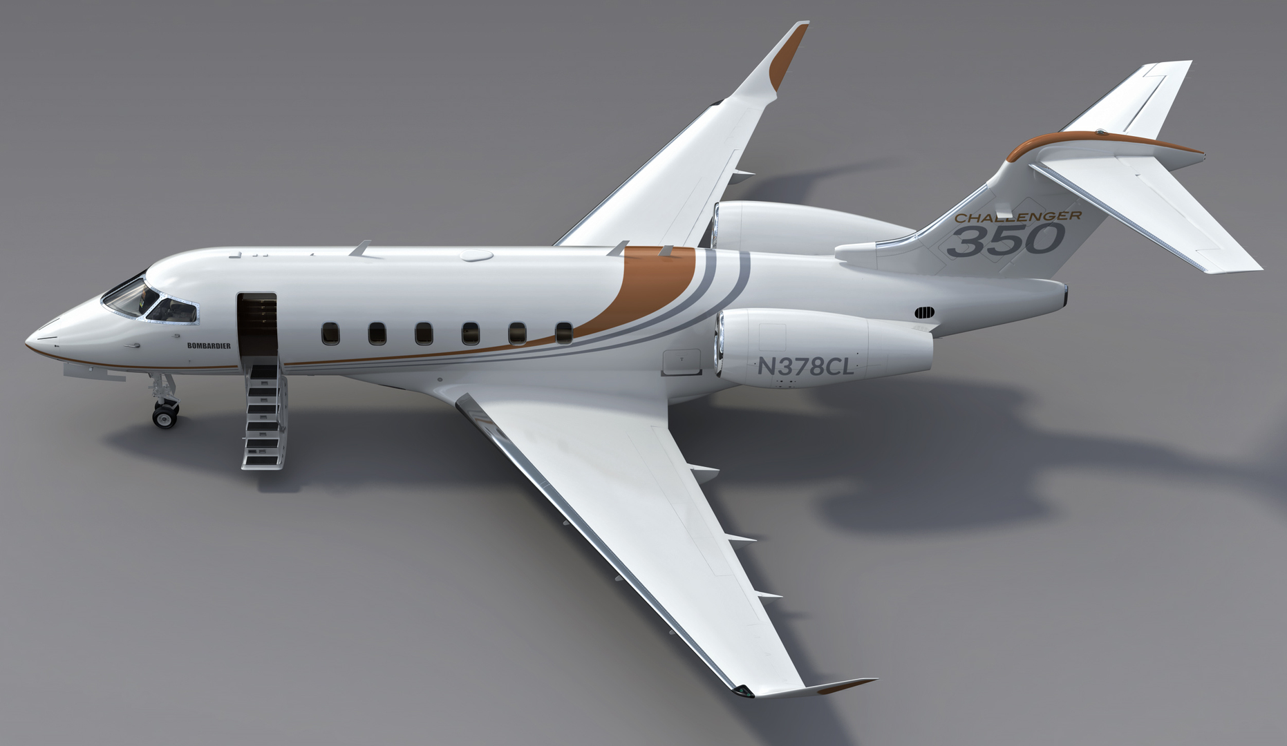 modelo 3d Bombardier Challenger 350 - TurboSquid 1463548