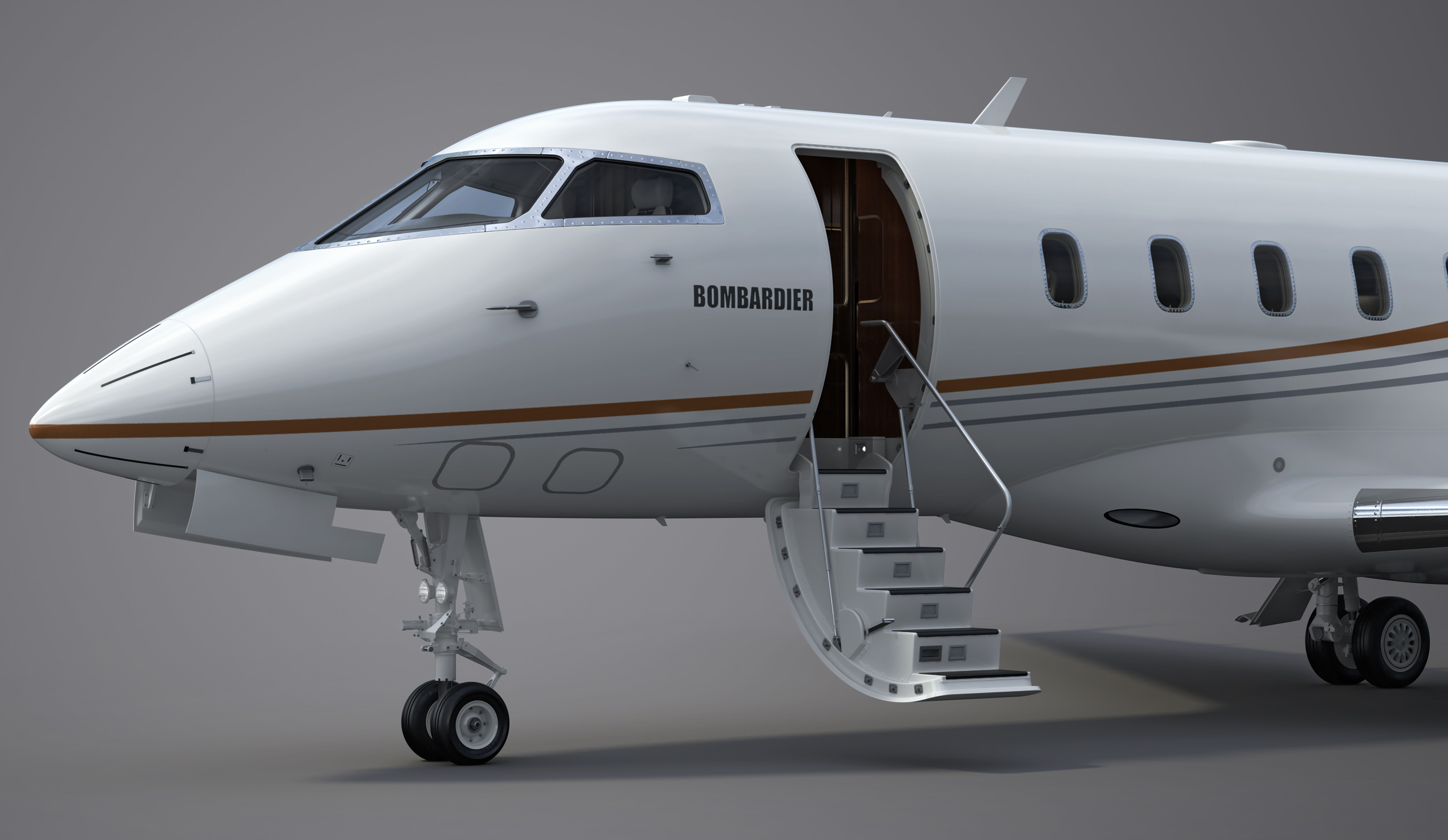 3D bombardier challenger 350 business jet model - TurboSquid 1463548