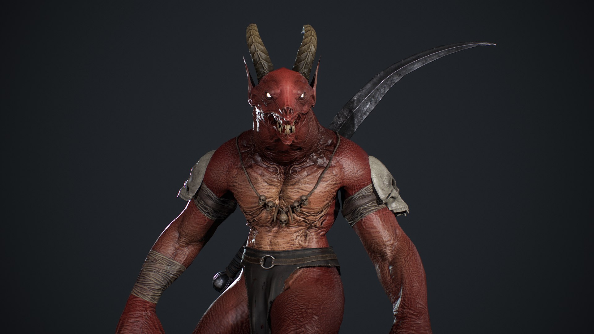 3D Model Demon Character 8 - TurboSquid 2138055