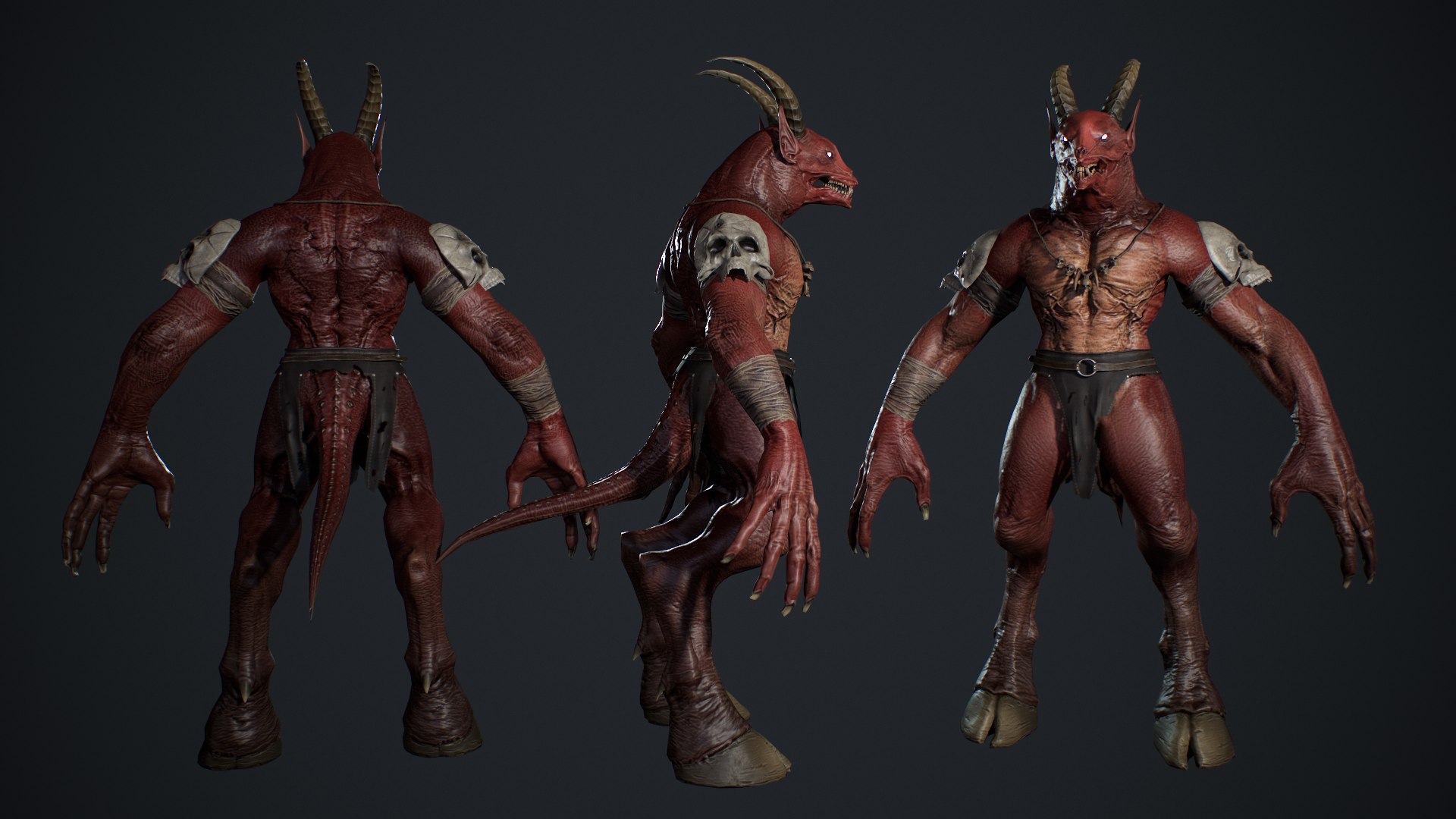 3D Model Demon Character 8 - TurboSquid 2138055