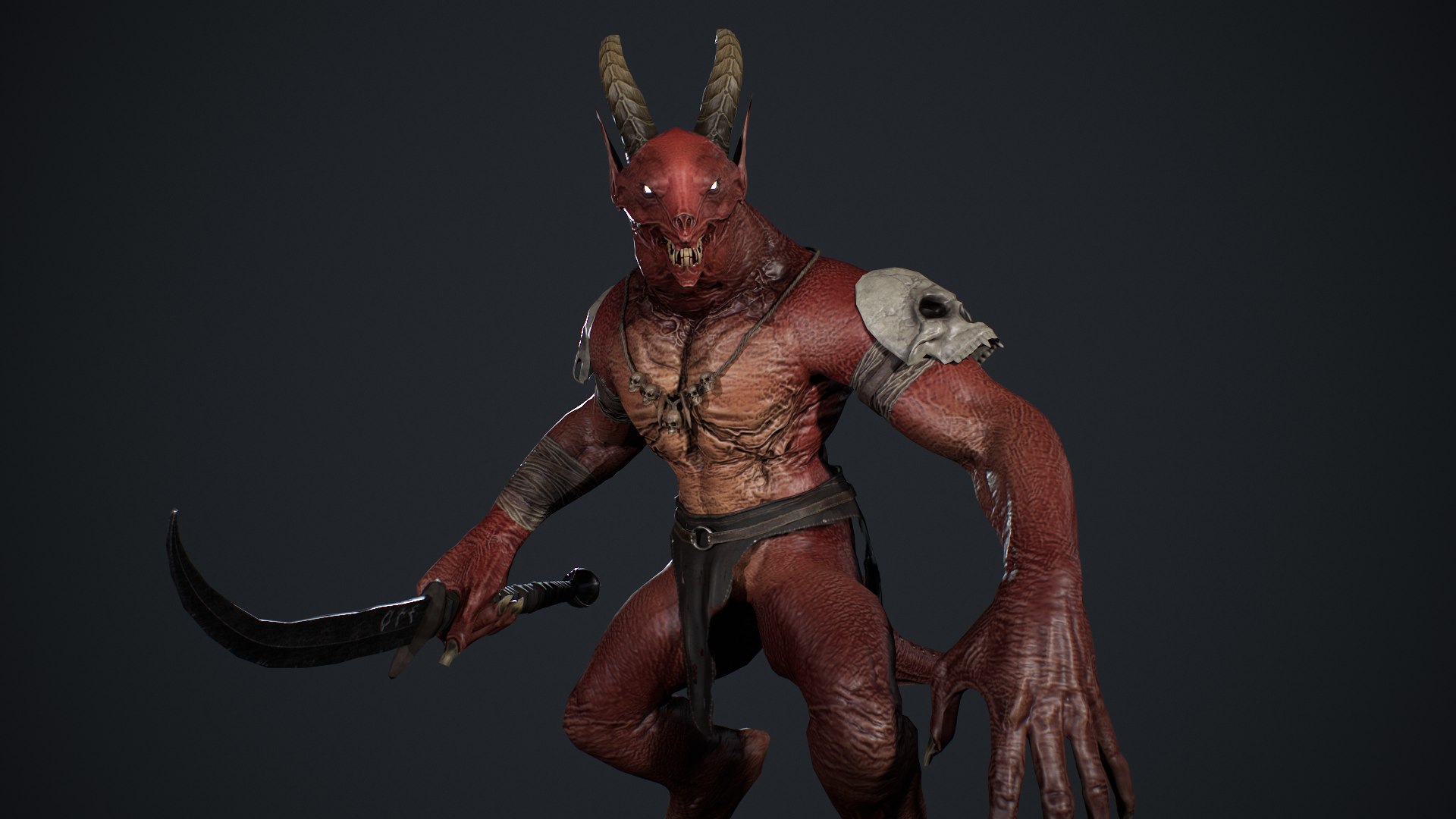 3D Model Demon Character 8 - TurboSquid 2138055