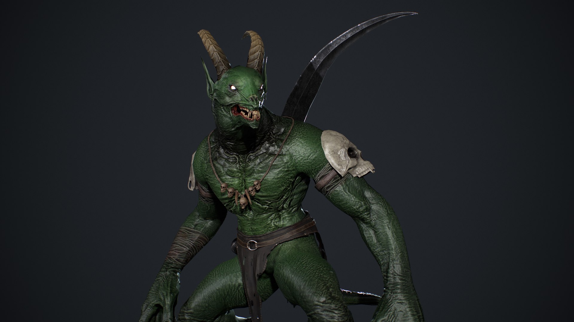 3D Model Demon Character 8 - TurboSquid 2138055