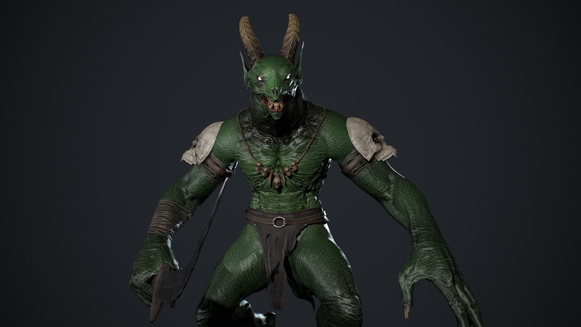 3D Model Demon Character 8 - TurboSquid 2138055