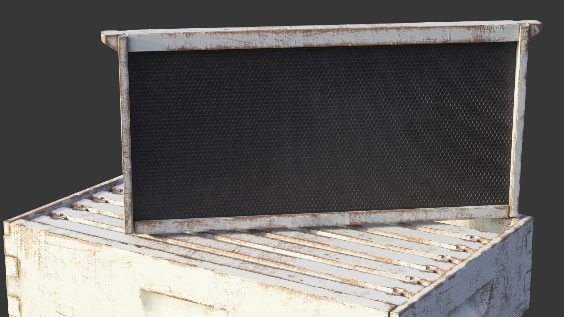 Painted Honey Bee Box 3D Model - TurboSquid 1486453