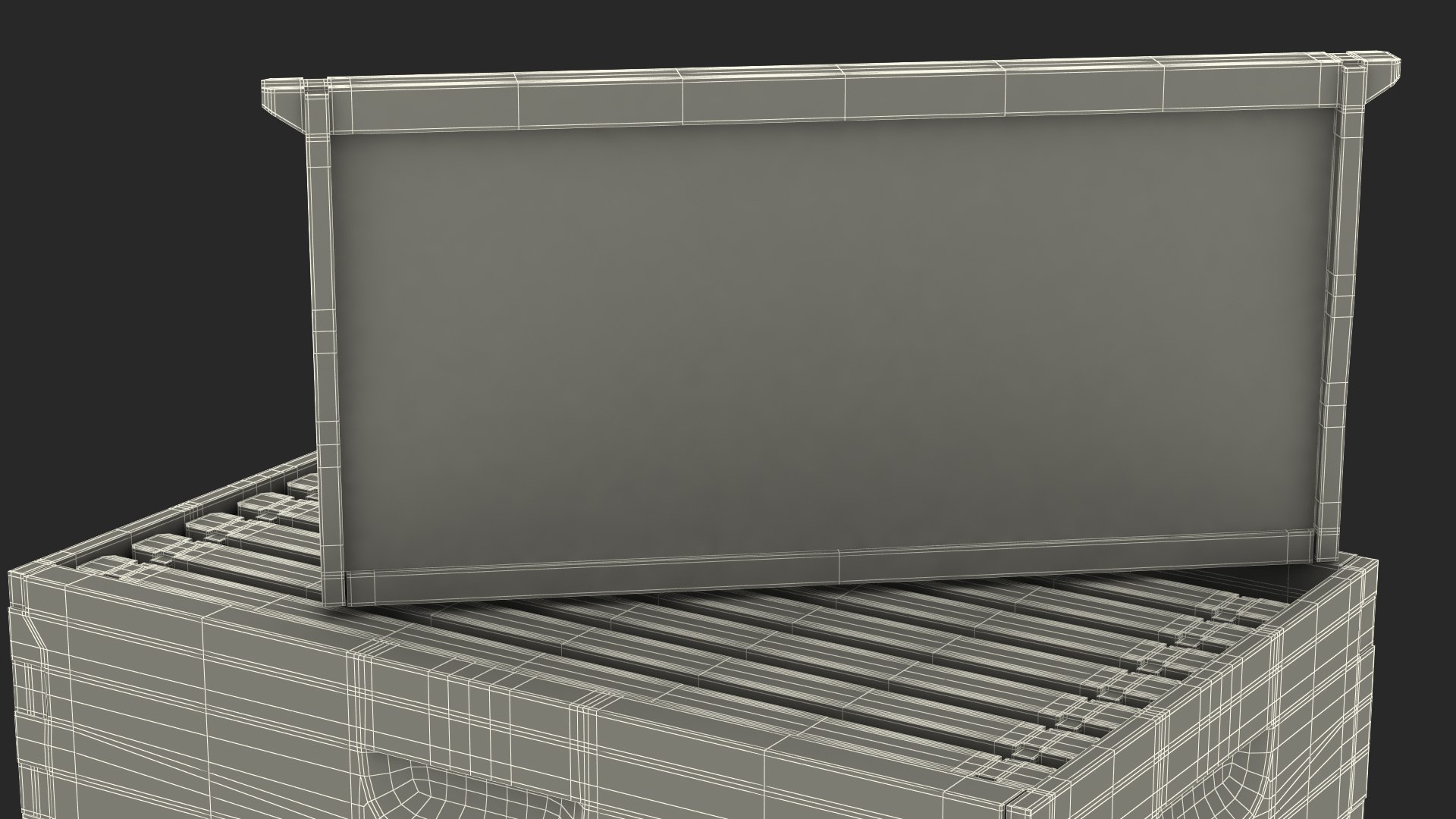 Painted honey bee box 3D model - TurboSquid 1486453