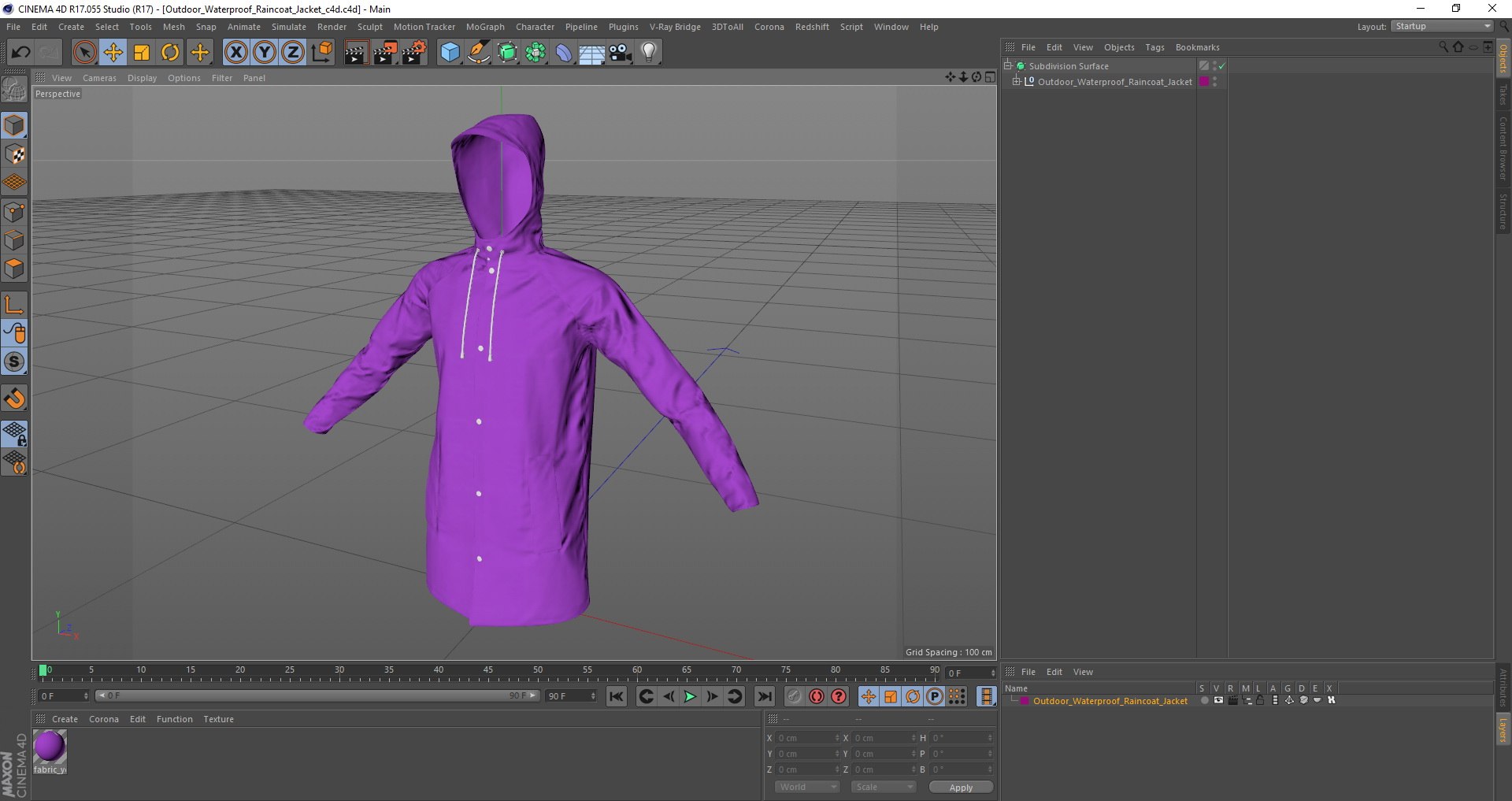 Outdoor Waterproof Raincoat Rain 3D Model - TurboSquid 1528508