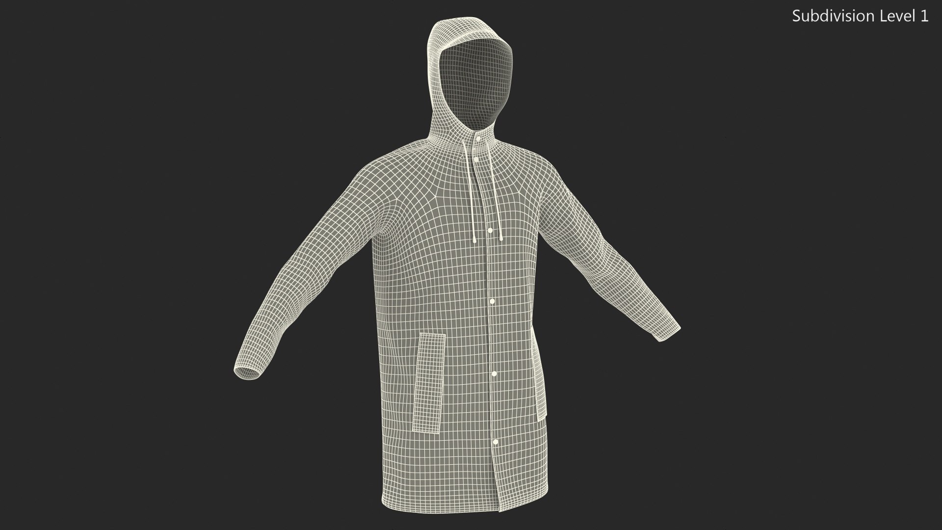 Outdoor Waterproof Raincoat Rain 3D Model - TurboSquid 1528508