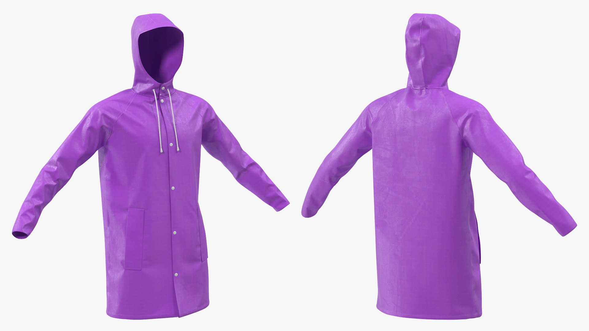 Outdoor Waterproof Raincoat Rain 3D Model - TurboSquid 1528508