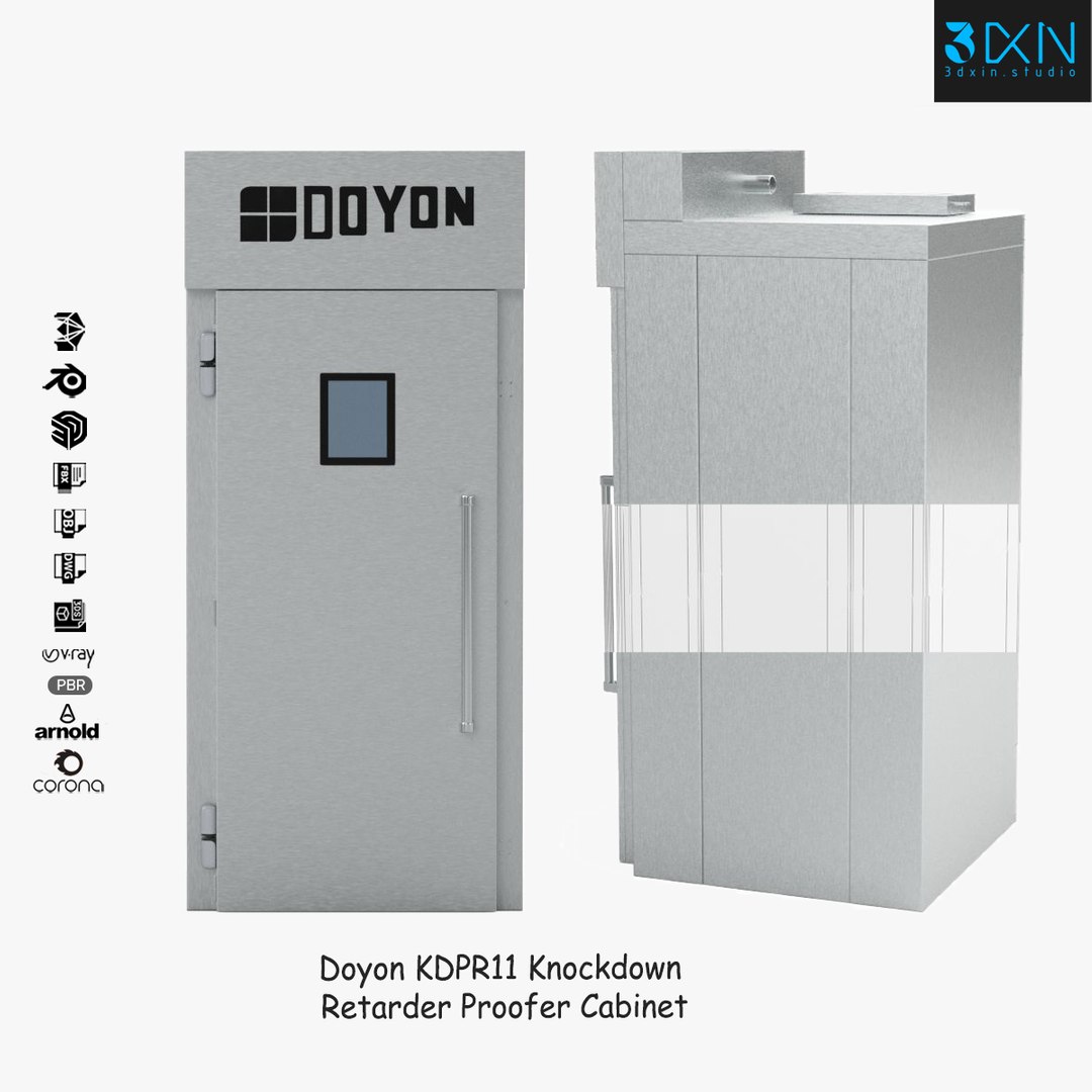 3D Doyon KDPR11 Knockdown Retarder Proofer Cabinet Model - TurboSquid ...