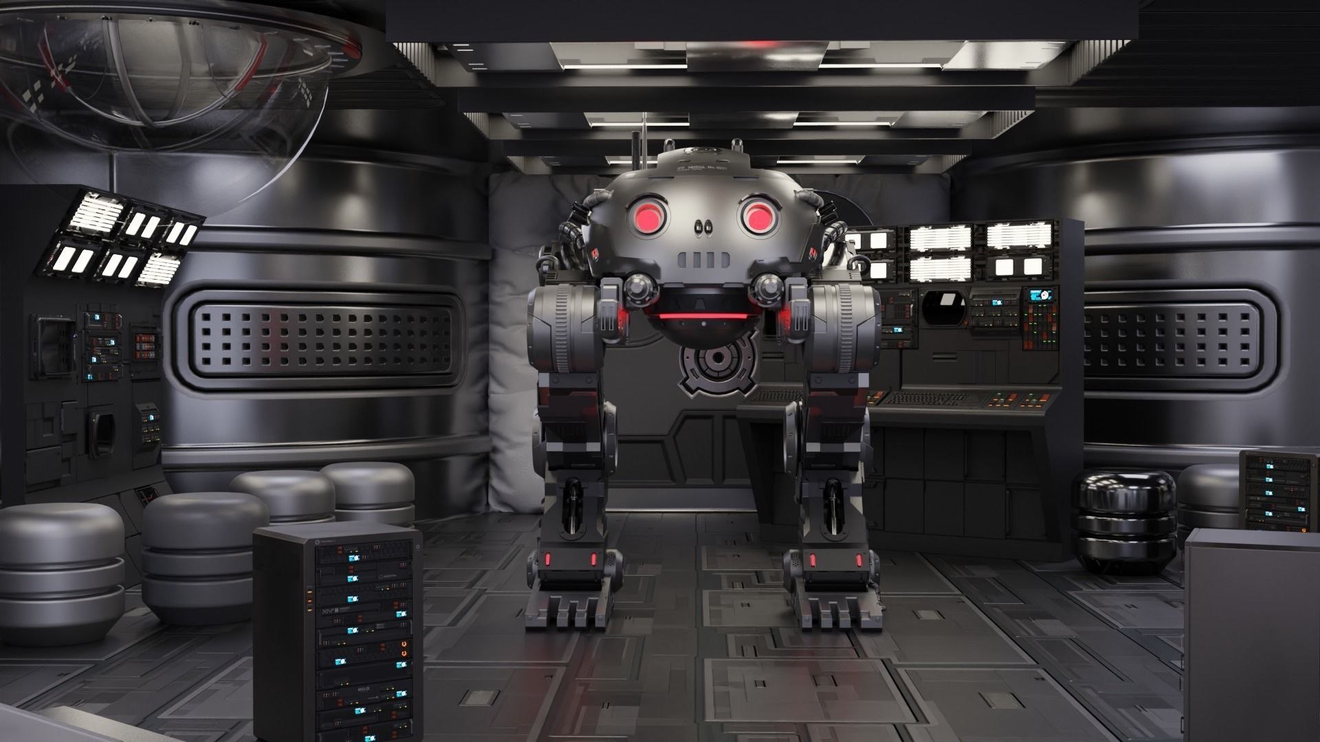 3D game-ready robot model - TurboSquid 1854920