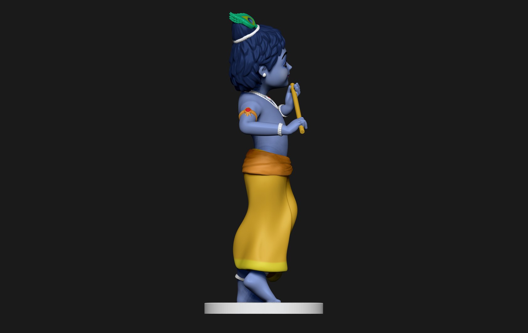 Little Krishna 3D Model - TurboSquid 1798044
