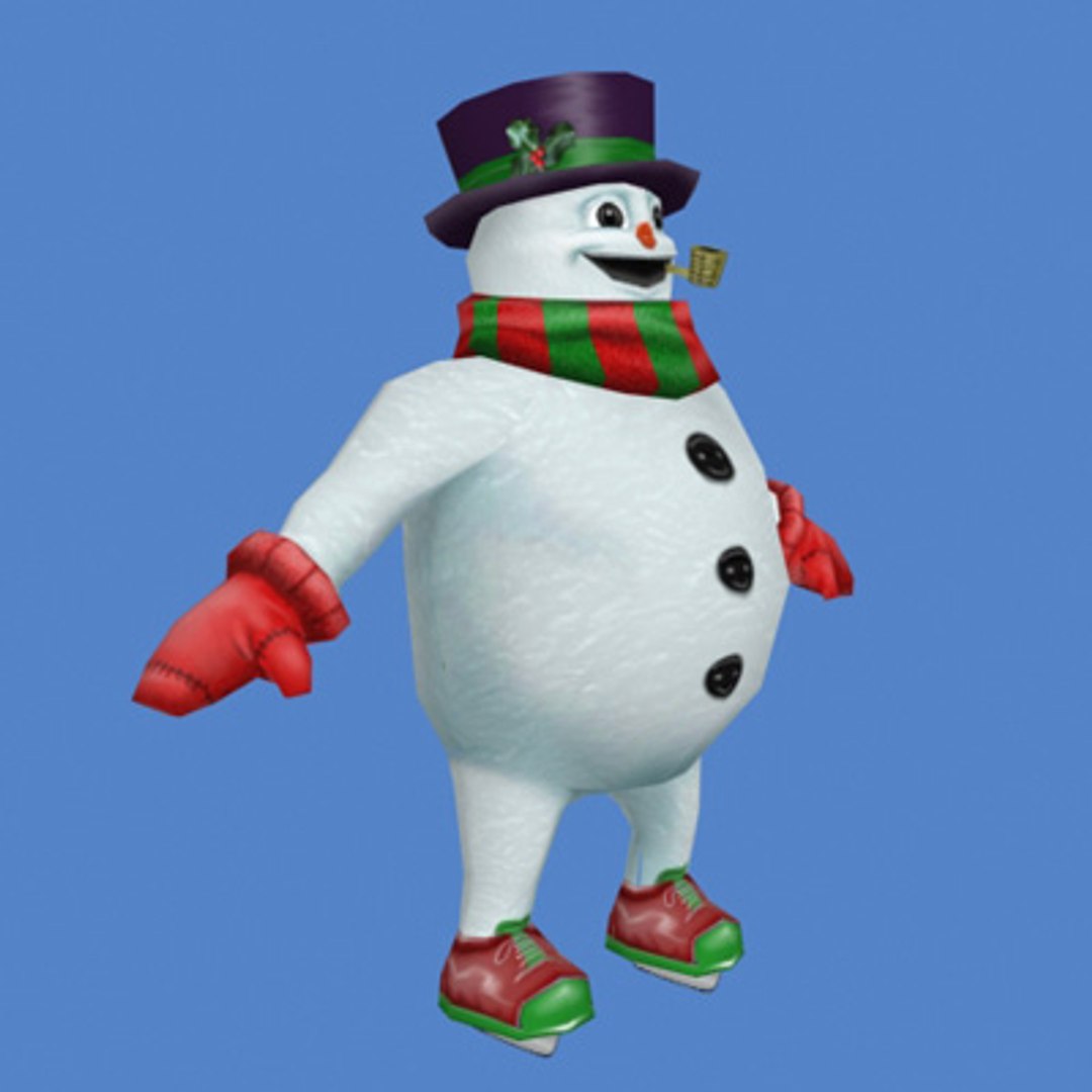 Xmas Snow Snowman 3ds
