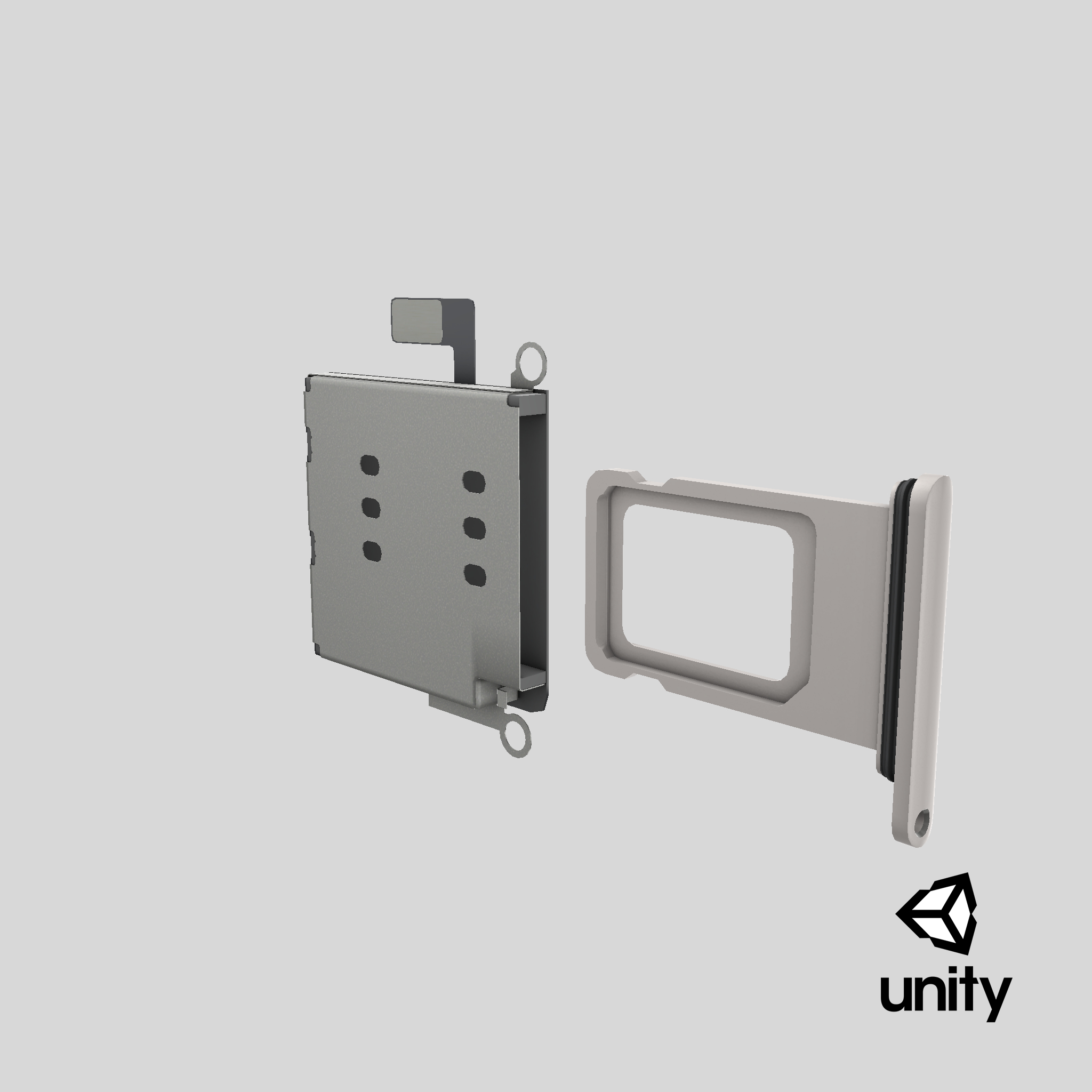 3D sim card tray internal - TurboSquid 1647105
