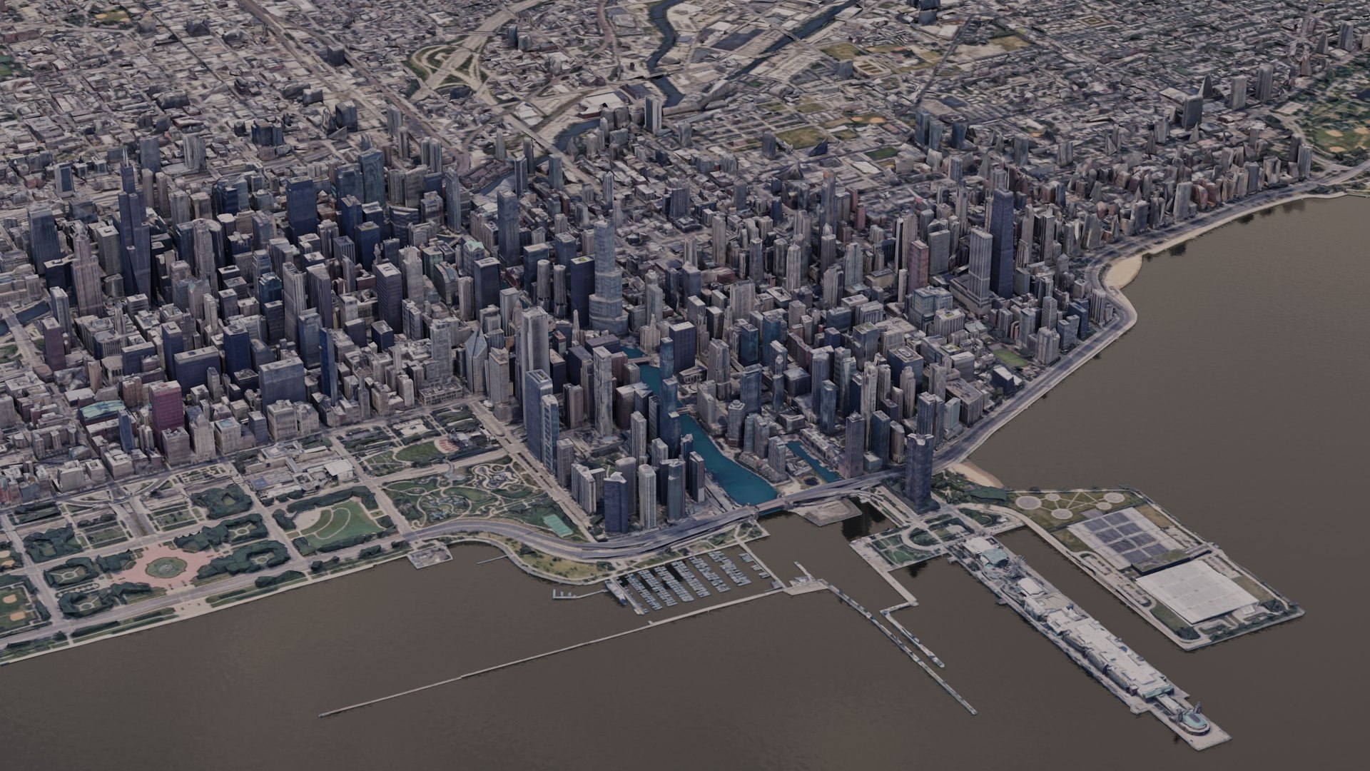 3D Chicago-City - TurboSquid 2054285