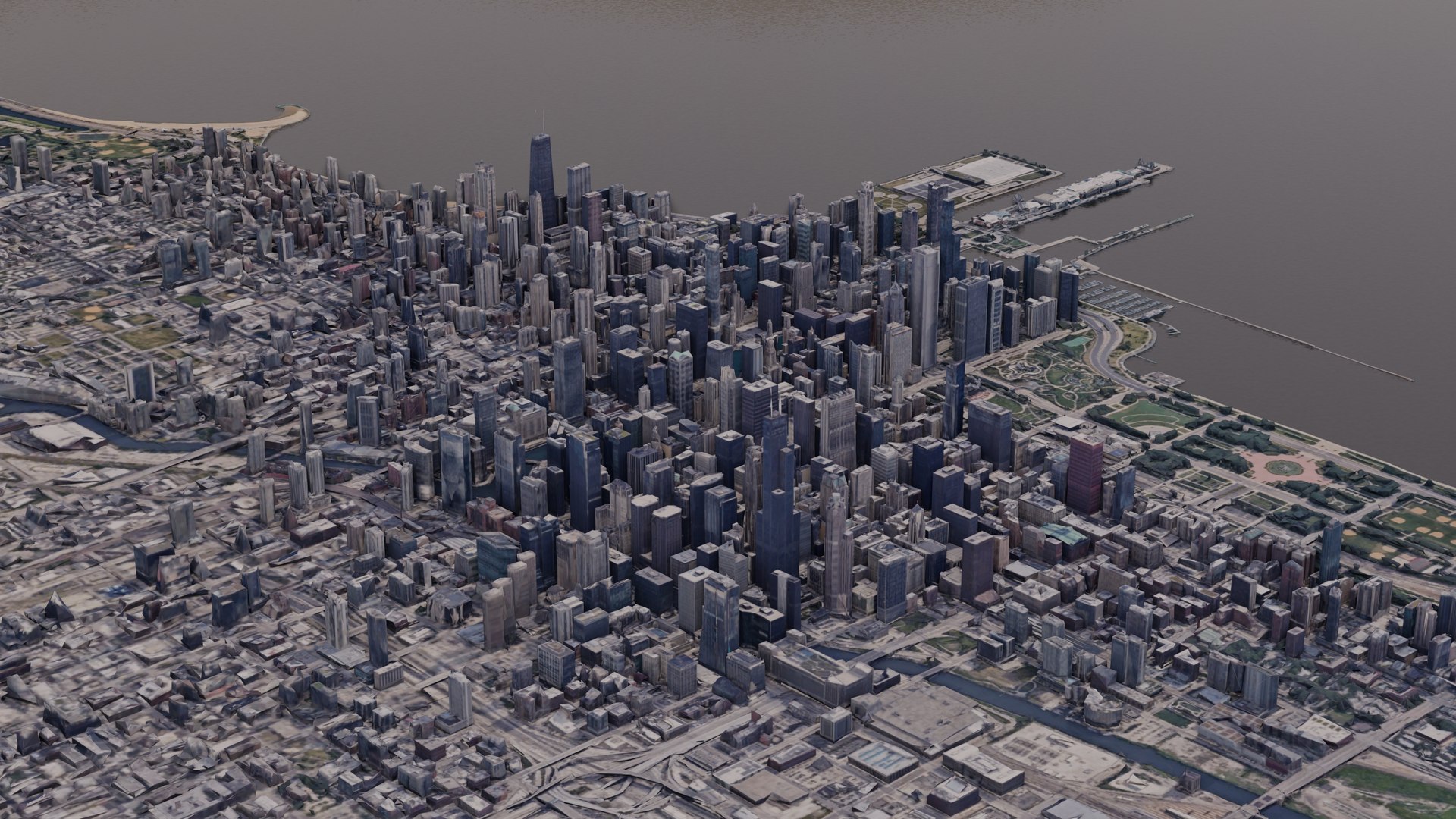 3D Chicago-City - TurboSquid 2054285