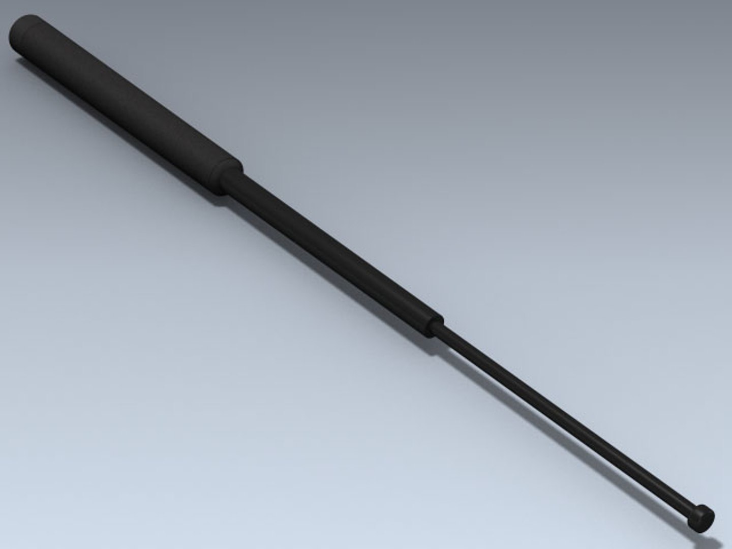 3d Model Expandable Baton