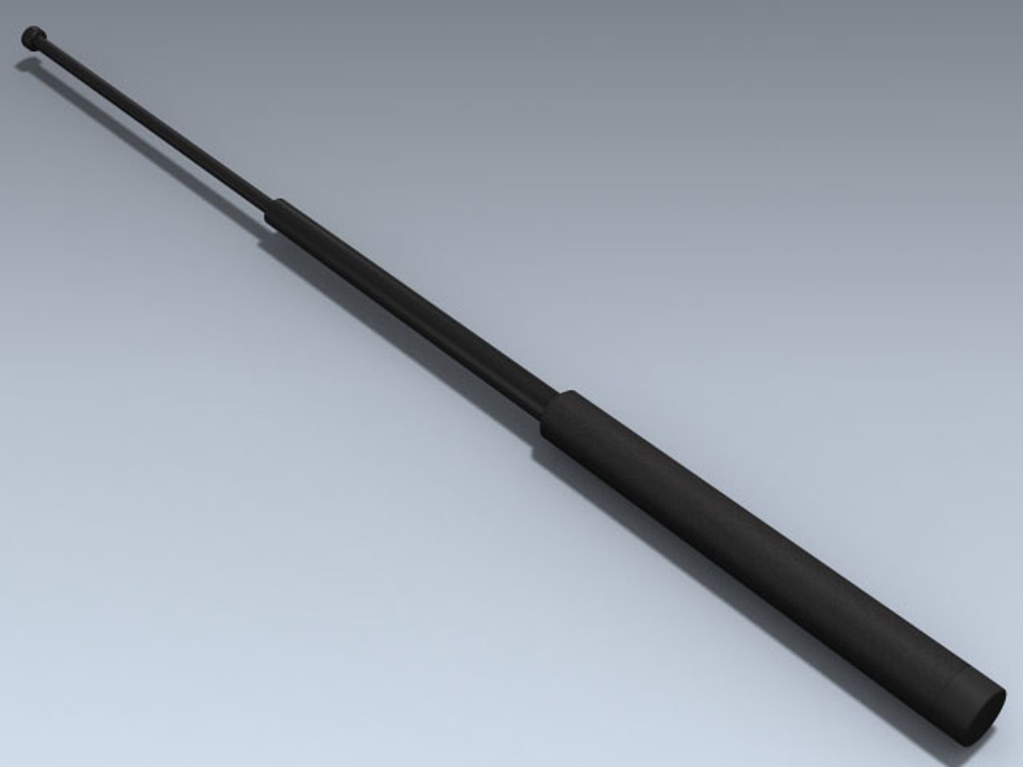 3d Model Expandable Baton