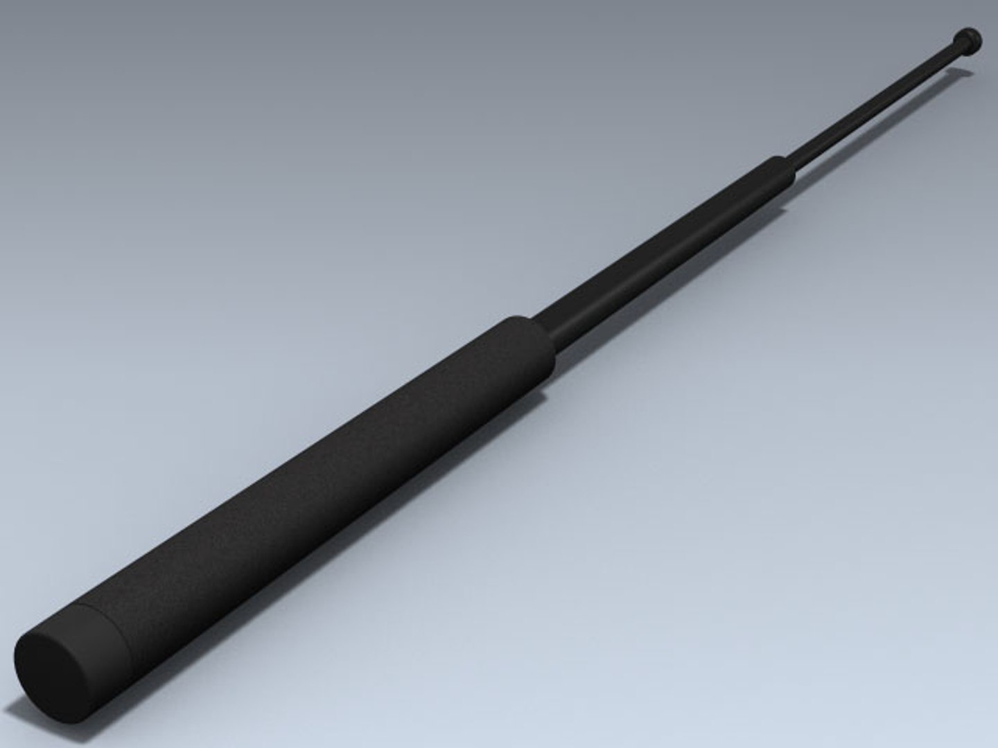 3d Model Expandable Baton