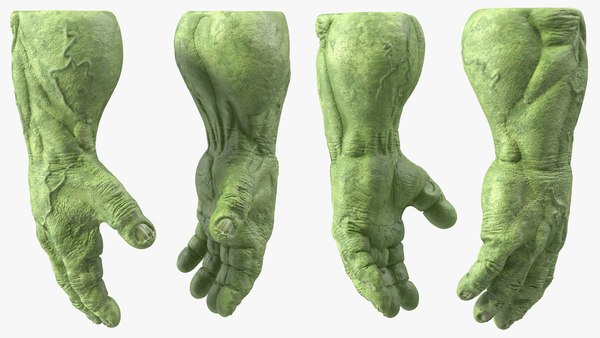 modelo 3d manos de hulk - TurboSquid 1902676
