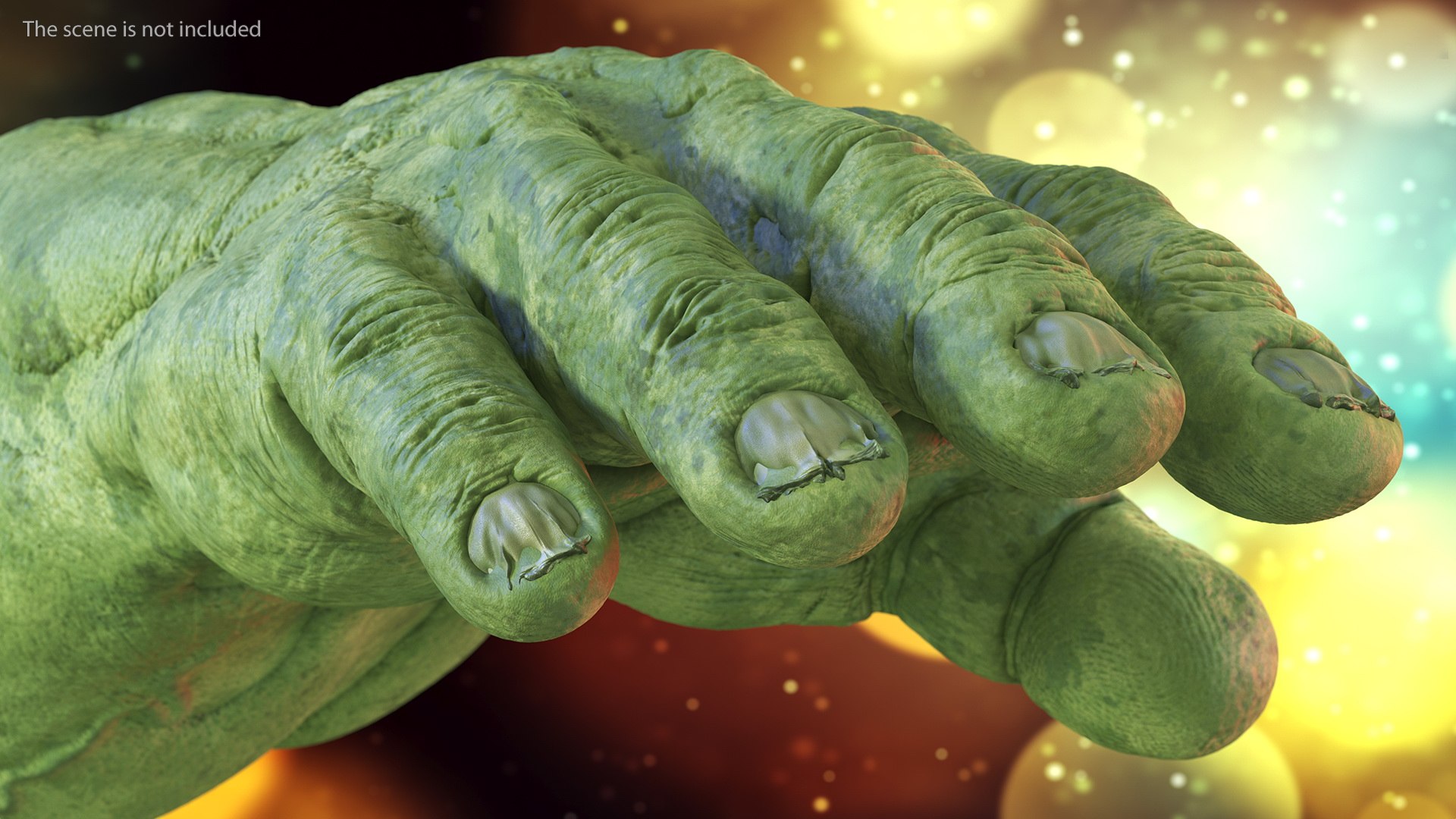 3D Hulk Hands Model - TurboSquid 1902676