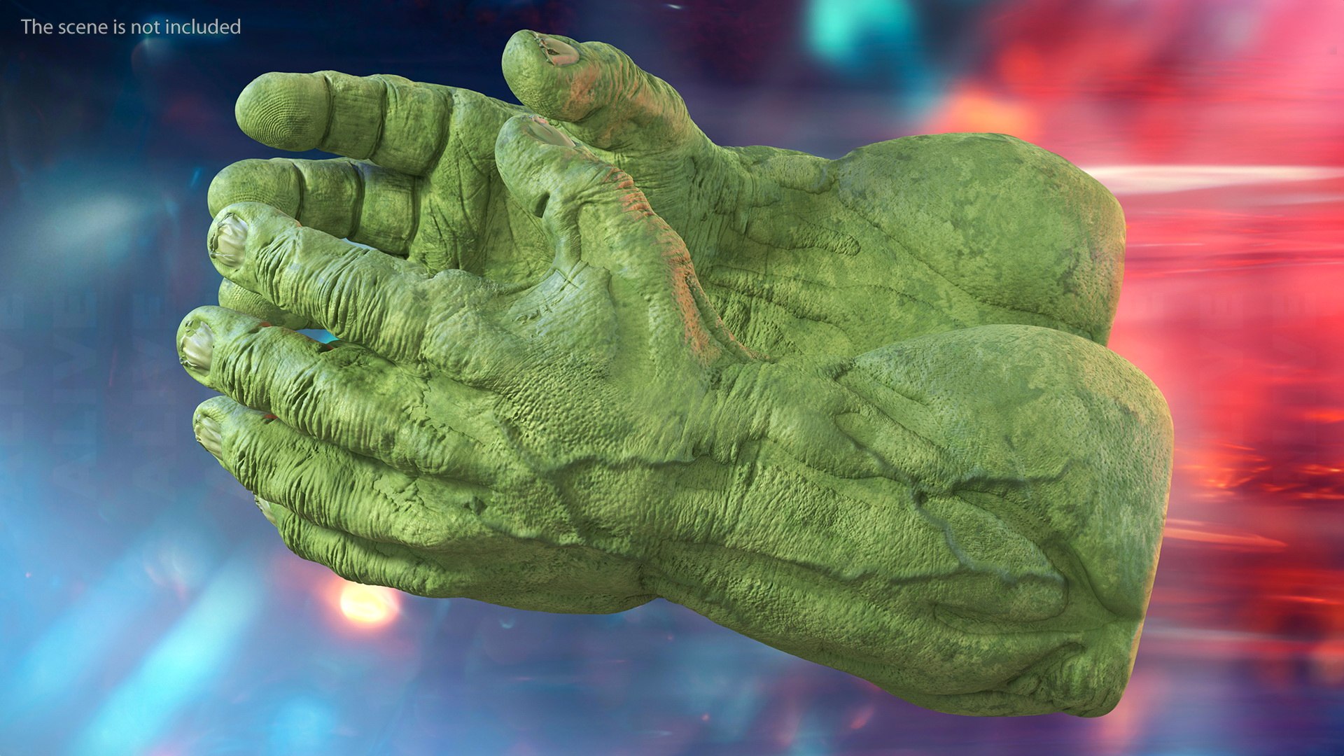 3D Hulk Hands Model - TurboSquid 1902676