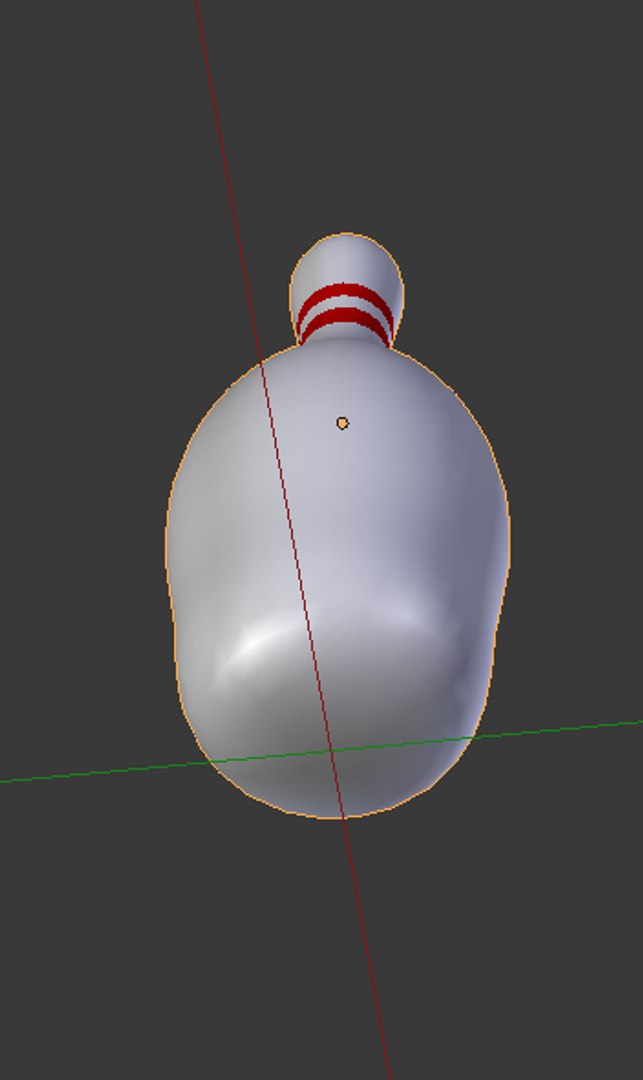 Free Basic Bowling Pin 3d Model