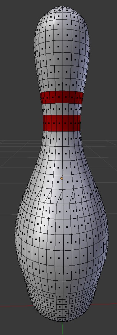 Free Basic Bowling Pin 3d Model