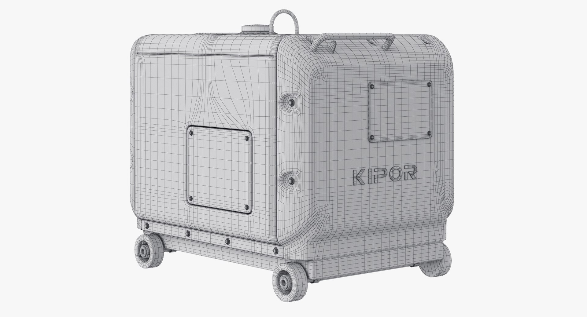 3D portable generator model - TurboSquid 1231100