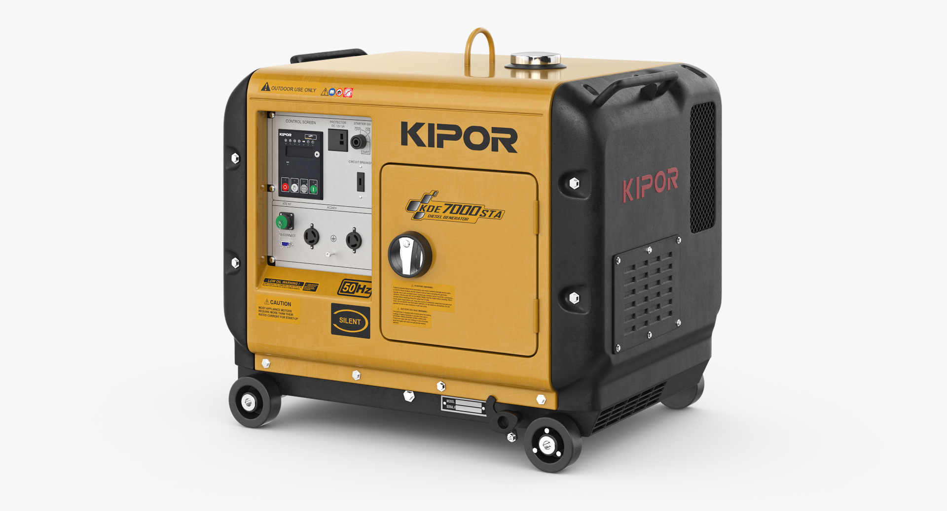 3D Portable Generator Model - TurboSquid 1231100